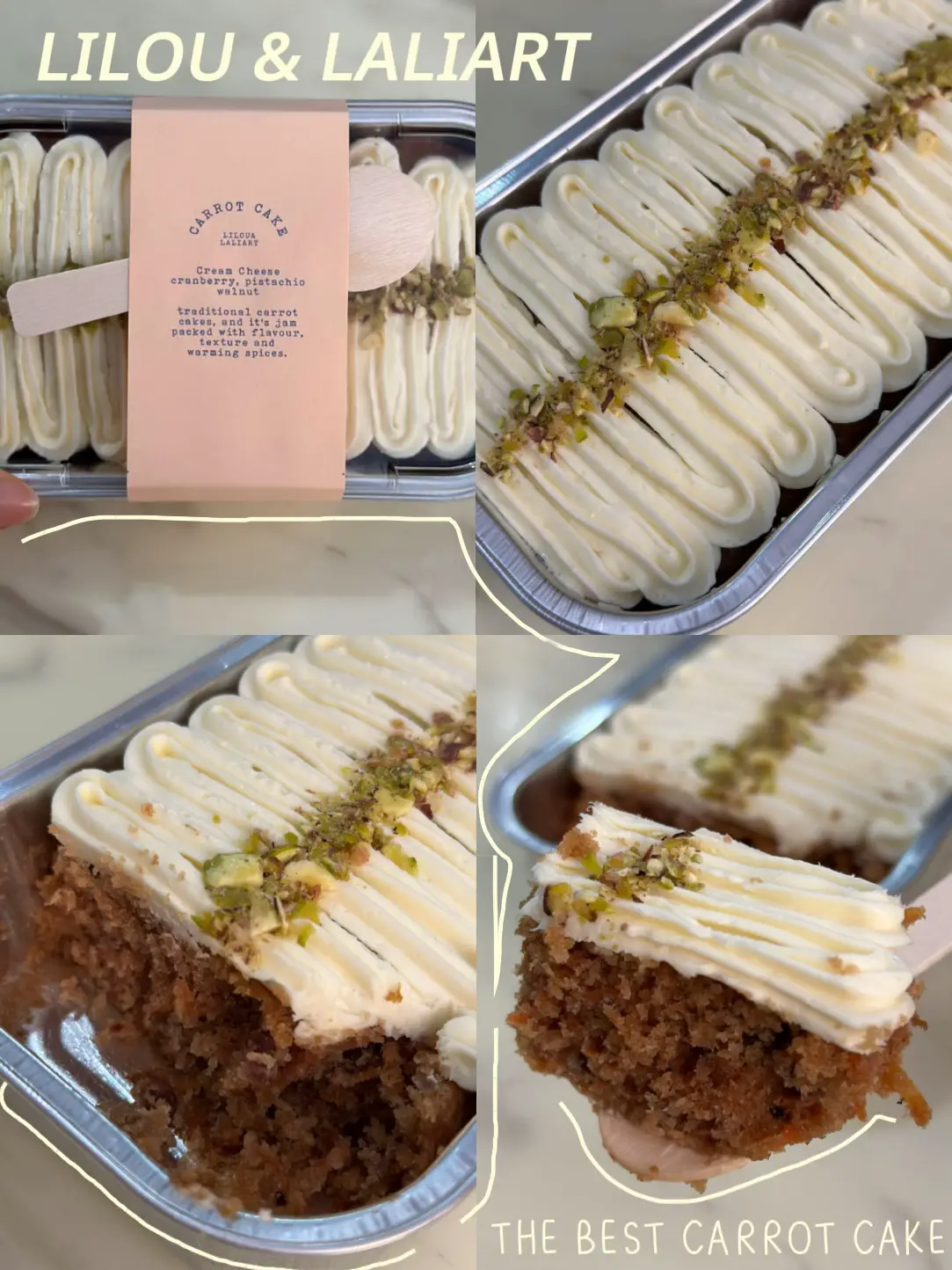 THE BEST CARROT CAKE! เค้กแครอทอร่อยต้องลอง Lilou Ari | แกลเลอรีที่ ...