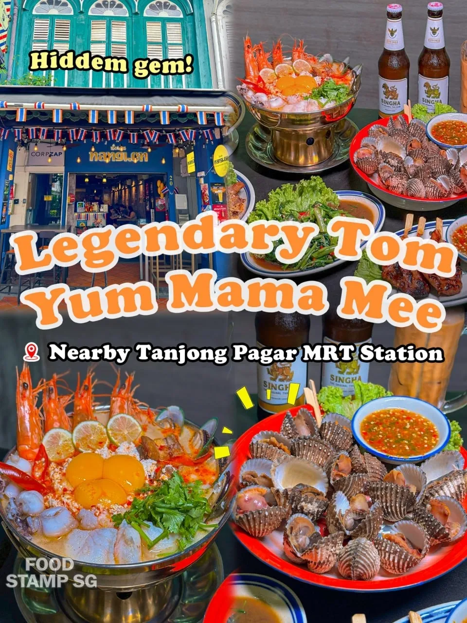 🇸🇬 Legendary Tom Yum Mama Mee 🔥 隐藏的宝藏泰国餐 | Video published by FoodStampSG | Lemon8