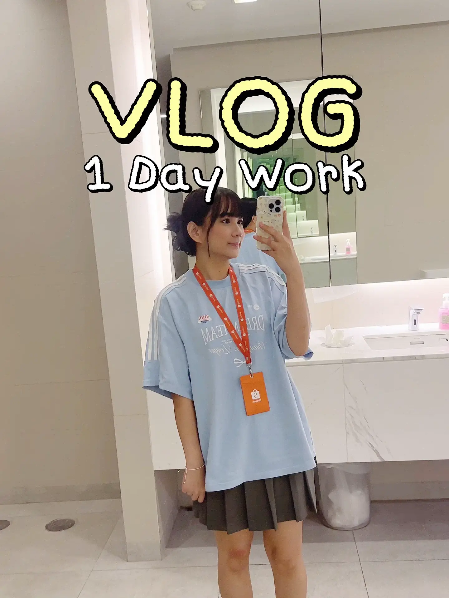 Vlog | 1 day work @ shopee 🧡🏢 | วิดีโอที่เผยแพร่โดย แก้มและกิ🫧🐶 | Lemon8