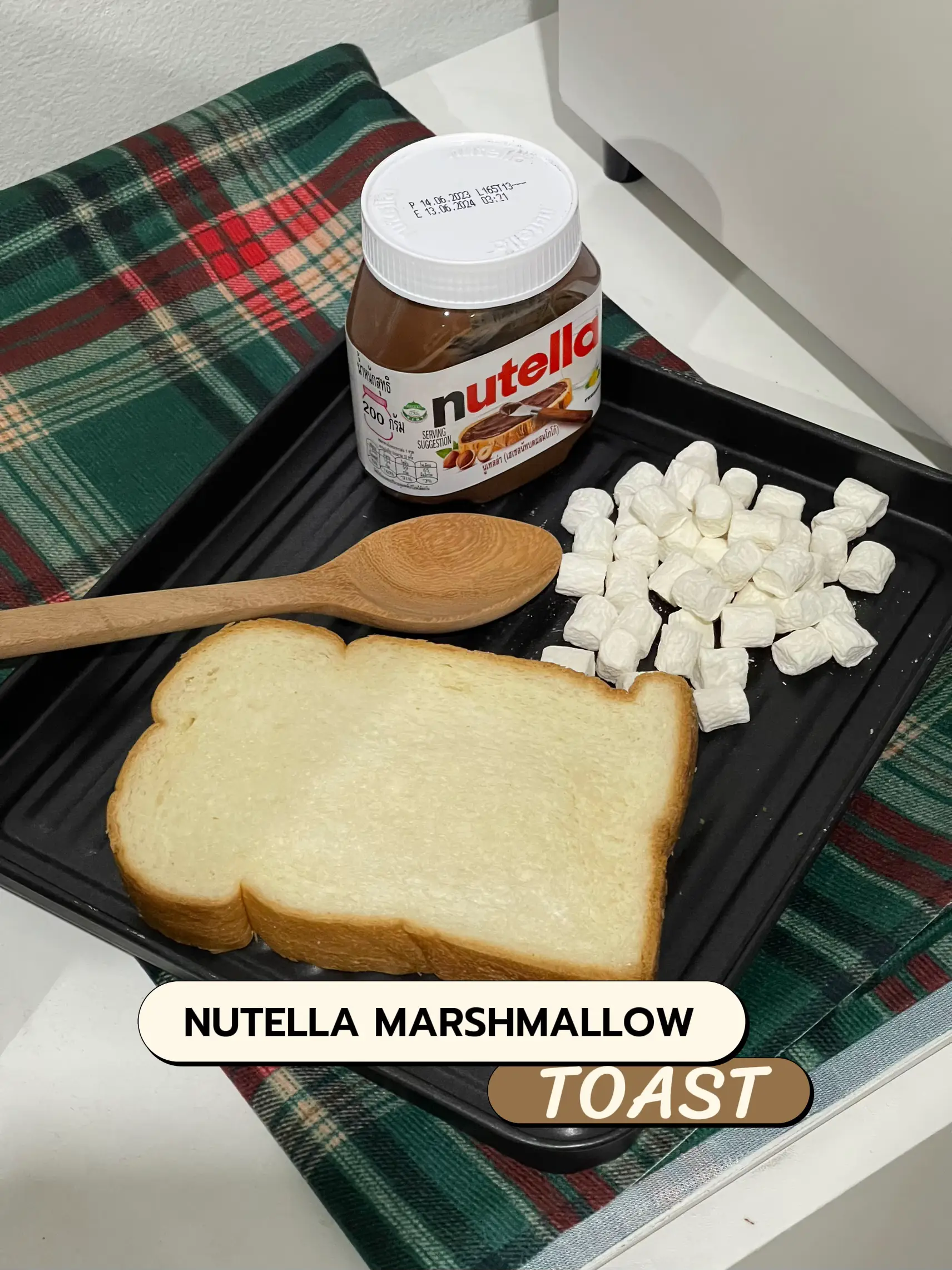 เมนูน่าลอง : NUTELLA MARAHMALLOW | แกลเลอรีที่โพสต์โดย Biere.titi | Lemon8