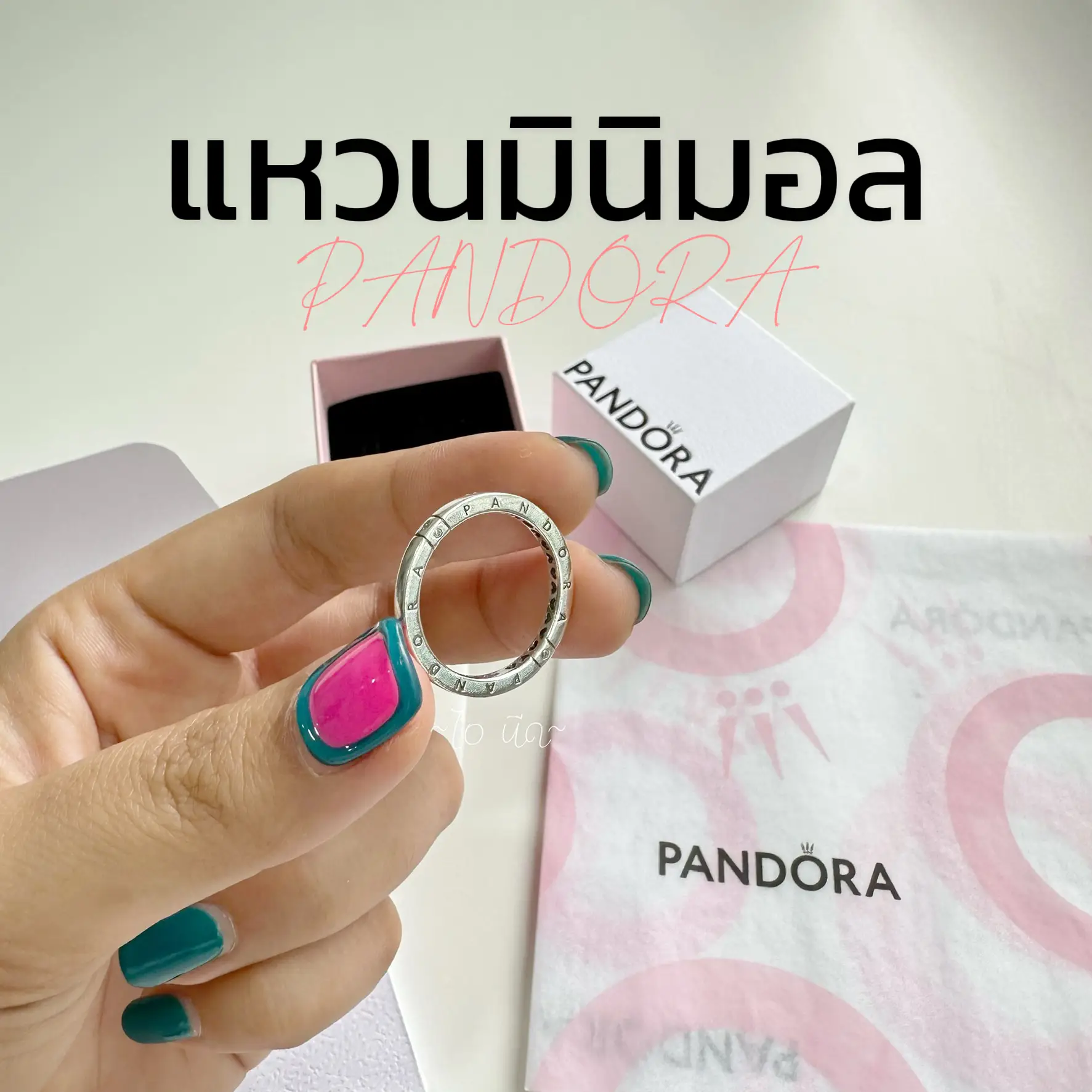 แหวนคู่ Pandora 💍 | แกลเลอรีที่โพสต์โดย PAT🍊 | Lemon8