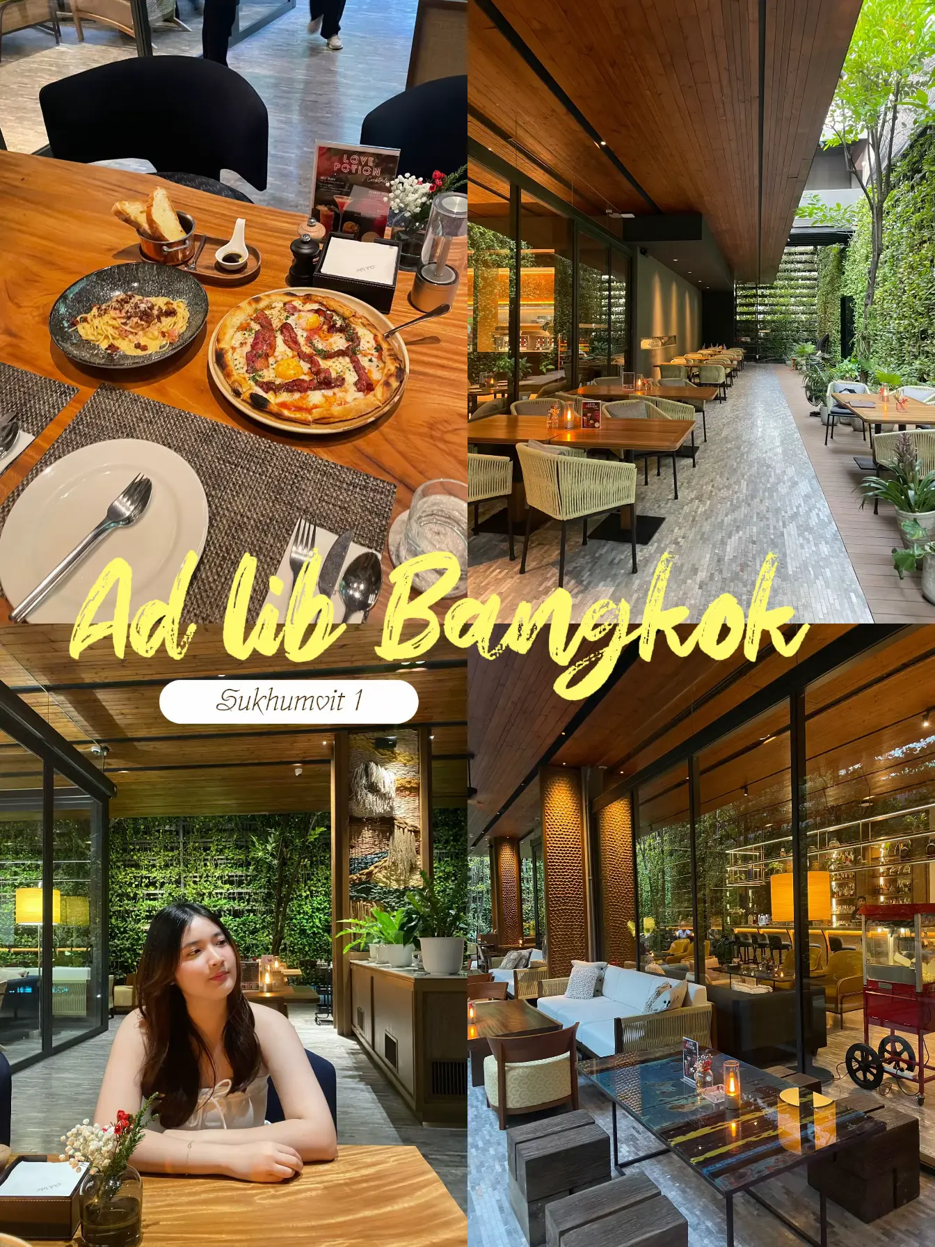 Ad Lib Bangkok Sukhumvit1 🍝🥂 | แกลเลอรีที่โพสต์โดย ksr | Lemon8