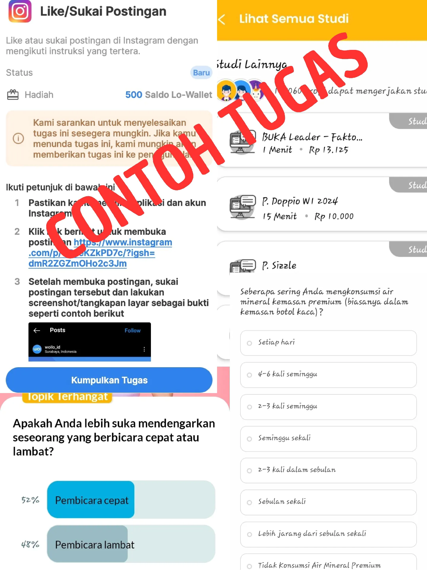 ISI SURVEY DONG DAPAT SALDO !!! REAL🔥 | Galeri diposting oleh YunWidya | Lemon8