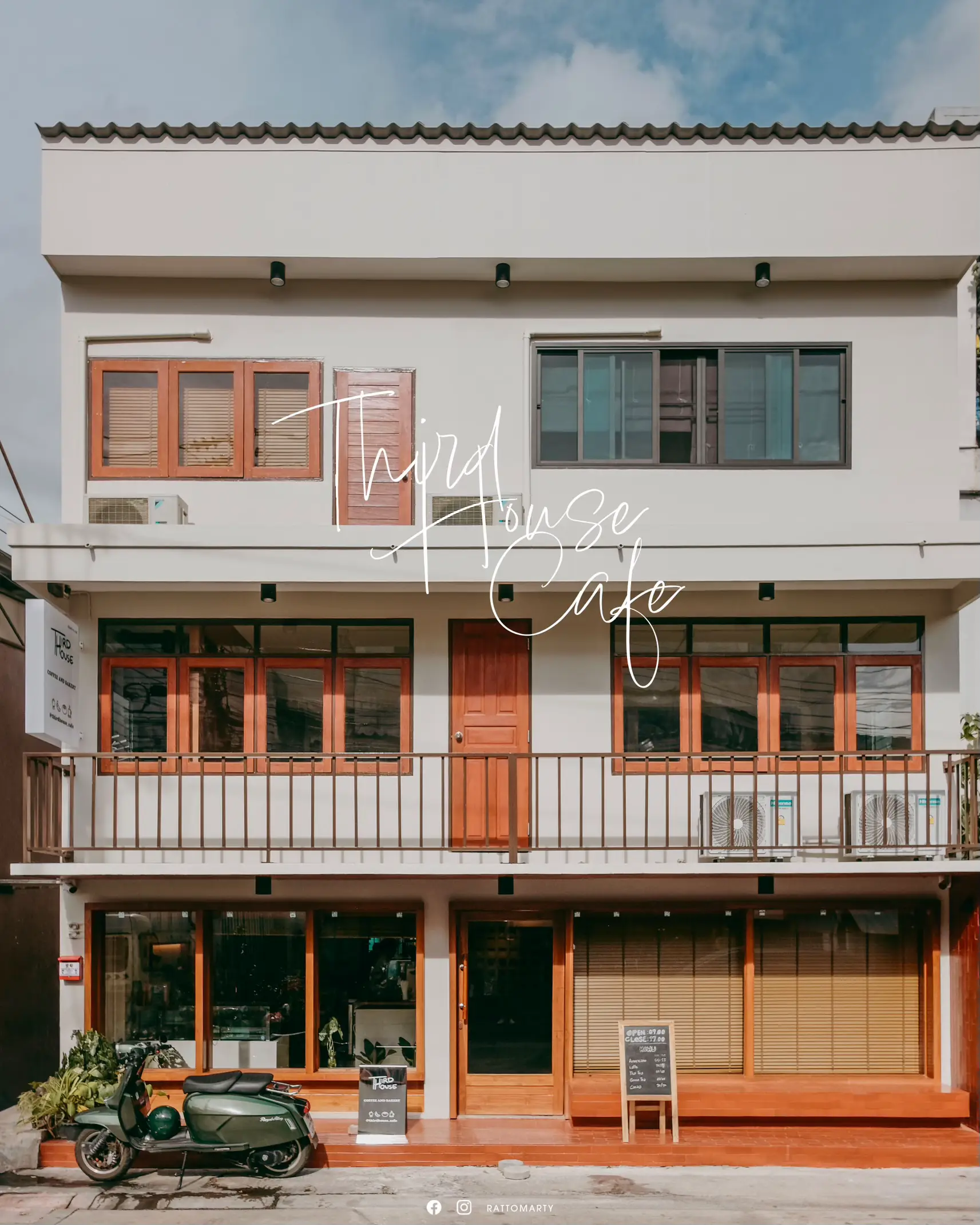 Third House Café คาเฟ่เปิดใหม่ในซอยเพชรเกษม 55 ☕️🍪 | แกลเลอรีที่โพสต์โดย Rattomarty | Lemon8