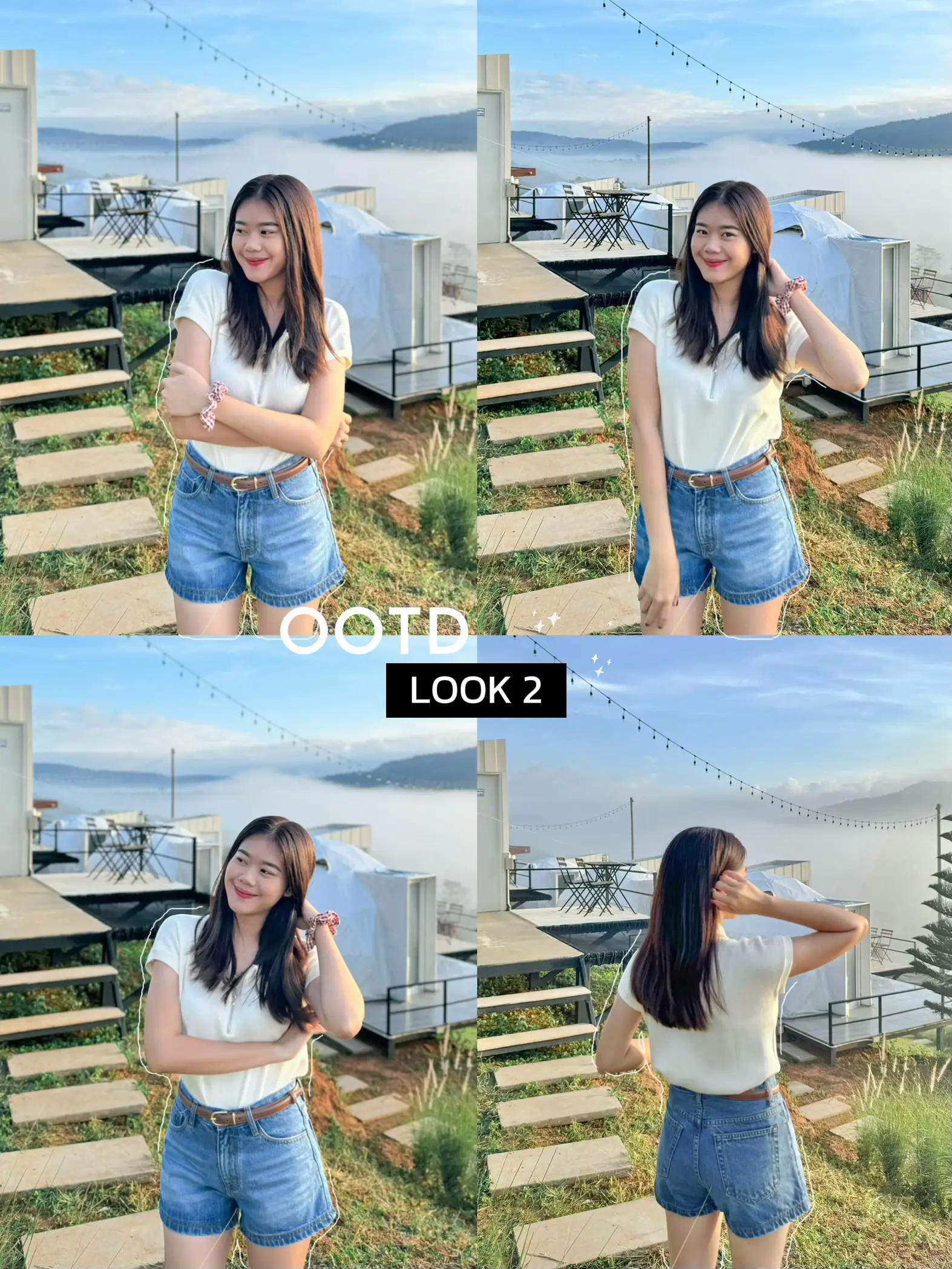 OOTD🌲👗เที่ยวเขาน่ารักๆ | แกลเลอรีที่โพสต์โดย 𝑚𝑖𝑙𝑑𝑑 ̎ | Lemon8