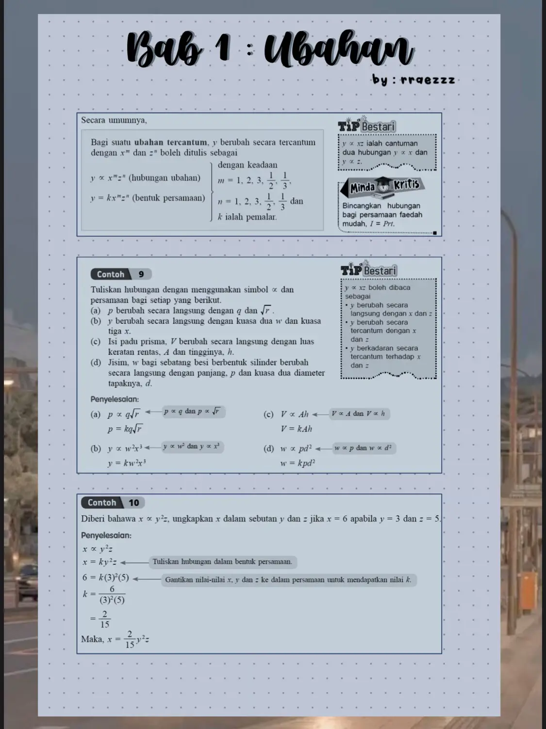 Nota Matematik Tingkatan 2 Bab1 - Carian Lemon8