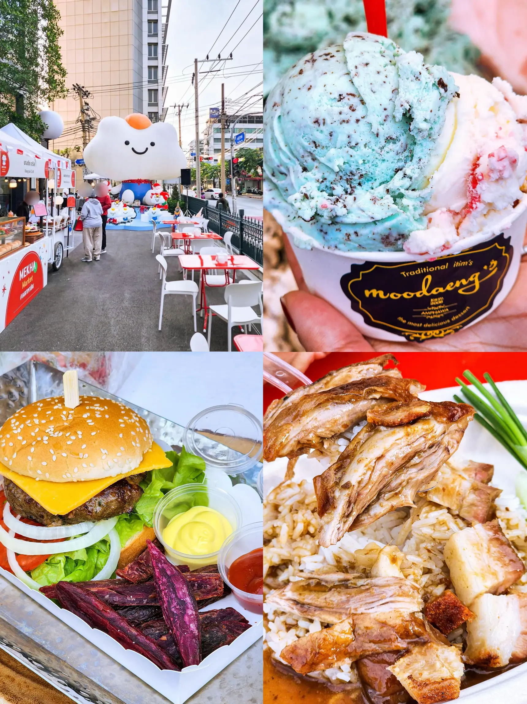 MEKHA Market งานน่ารักมากกก บรรยากาศดี ของกินเยอะสุดๆ🥰💕 | แกลเลอรีที่ ...