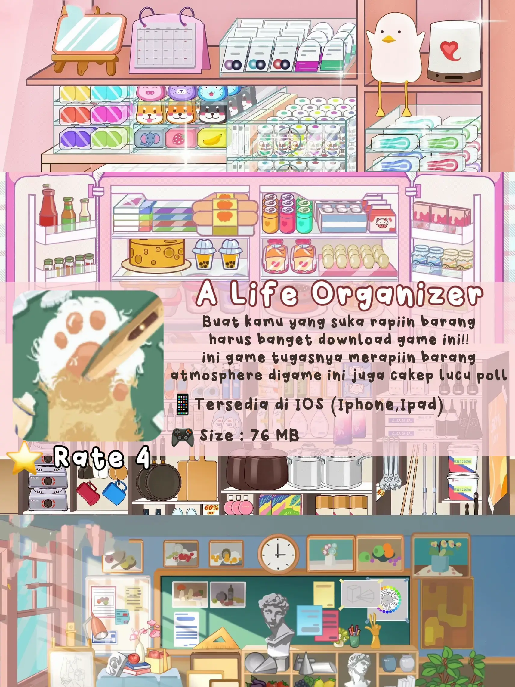 🎮 4 Game Untuk Si Paling Rapi 💕 | Galeri diposting oleh WindaSalatinkss ...