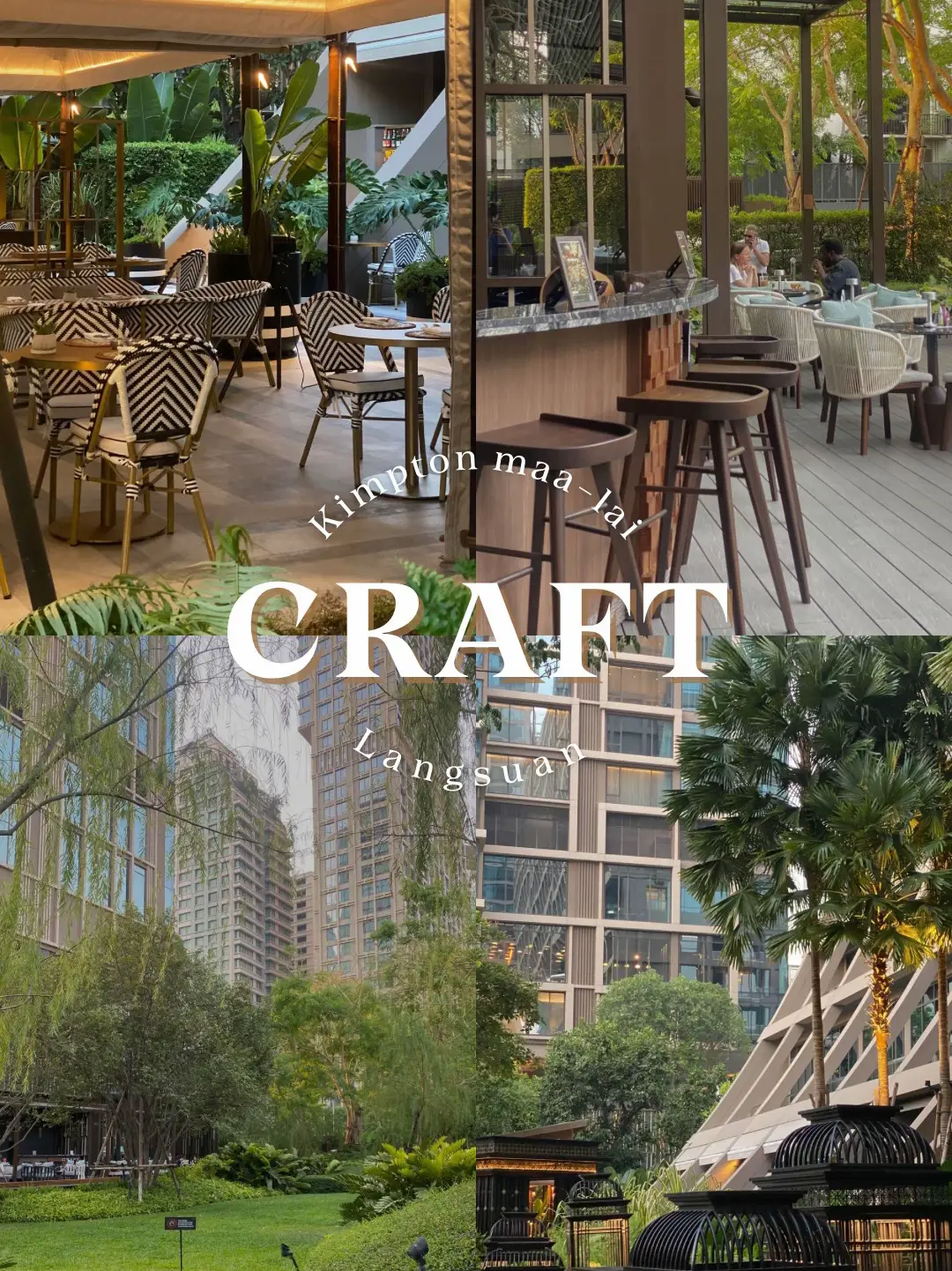 🌲CRAFT Cafe at Kimpton maa-lai Bkk 🐕‍🦺 | แกลเลอรีที่โพสต์โดย Mizkdiary🧿 | Lemon8