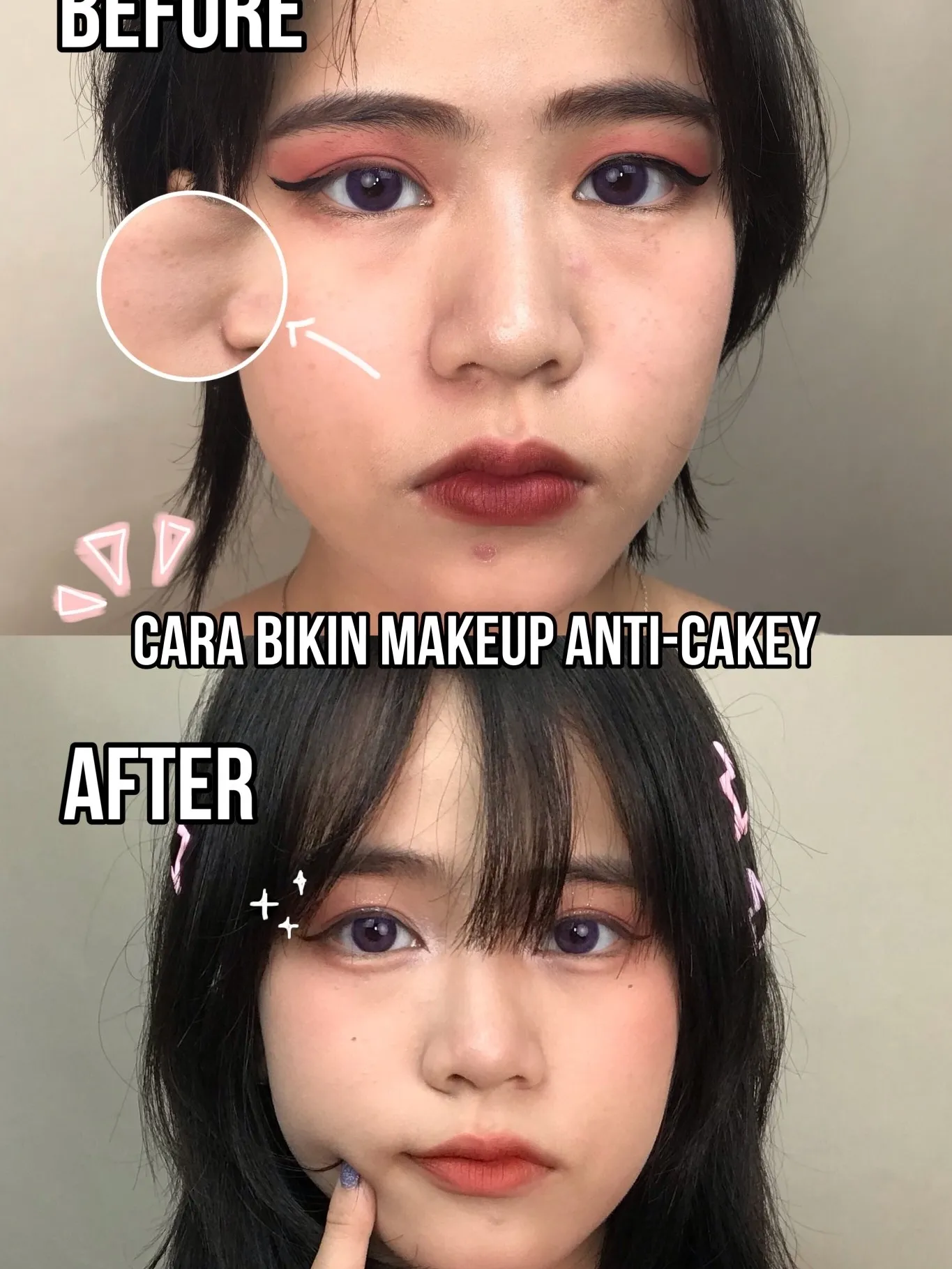 cara bikin makeup anti cakey (dempul) | แกลเลอรีที่โพสต์โดย Monica ...