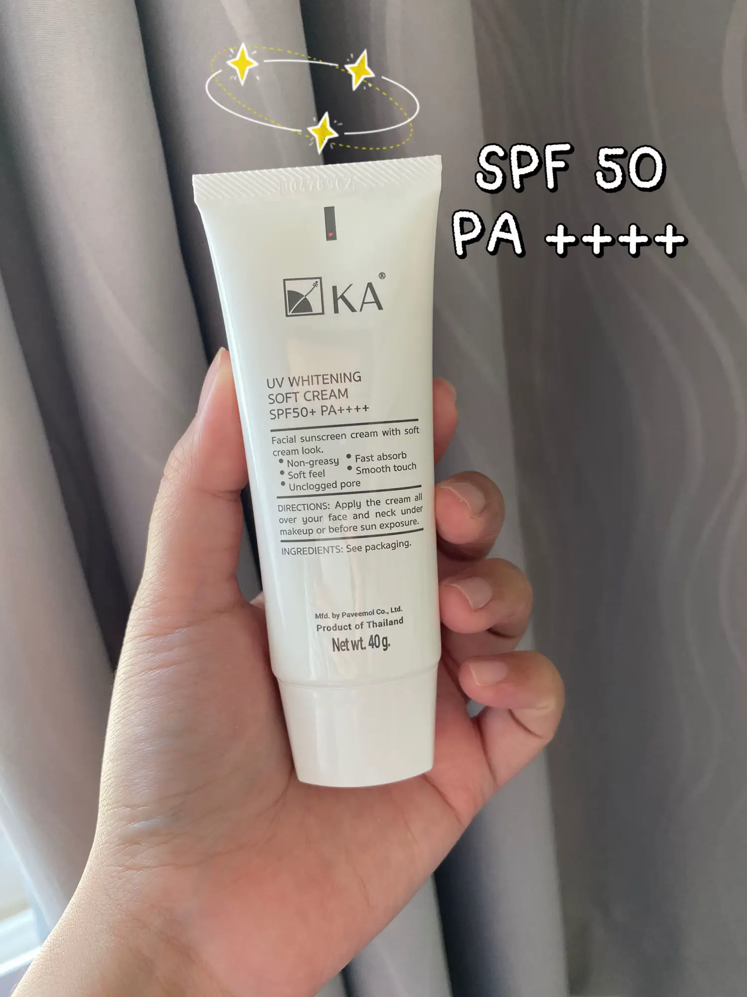 กันแดดลูกรักคนใหม่ KA Soft Cream 🌞👍 | แกลเลอรีที่โพสต์โดย Yoktothemax | Lemon8