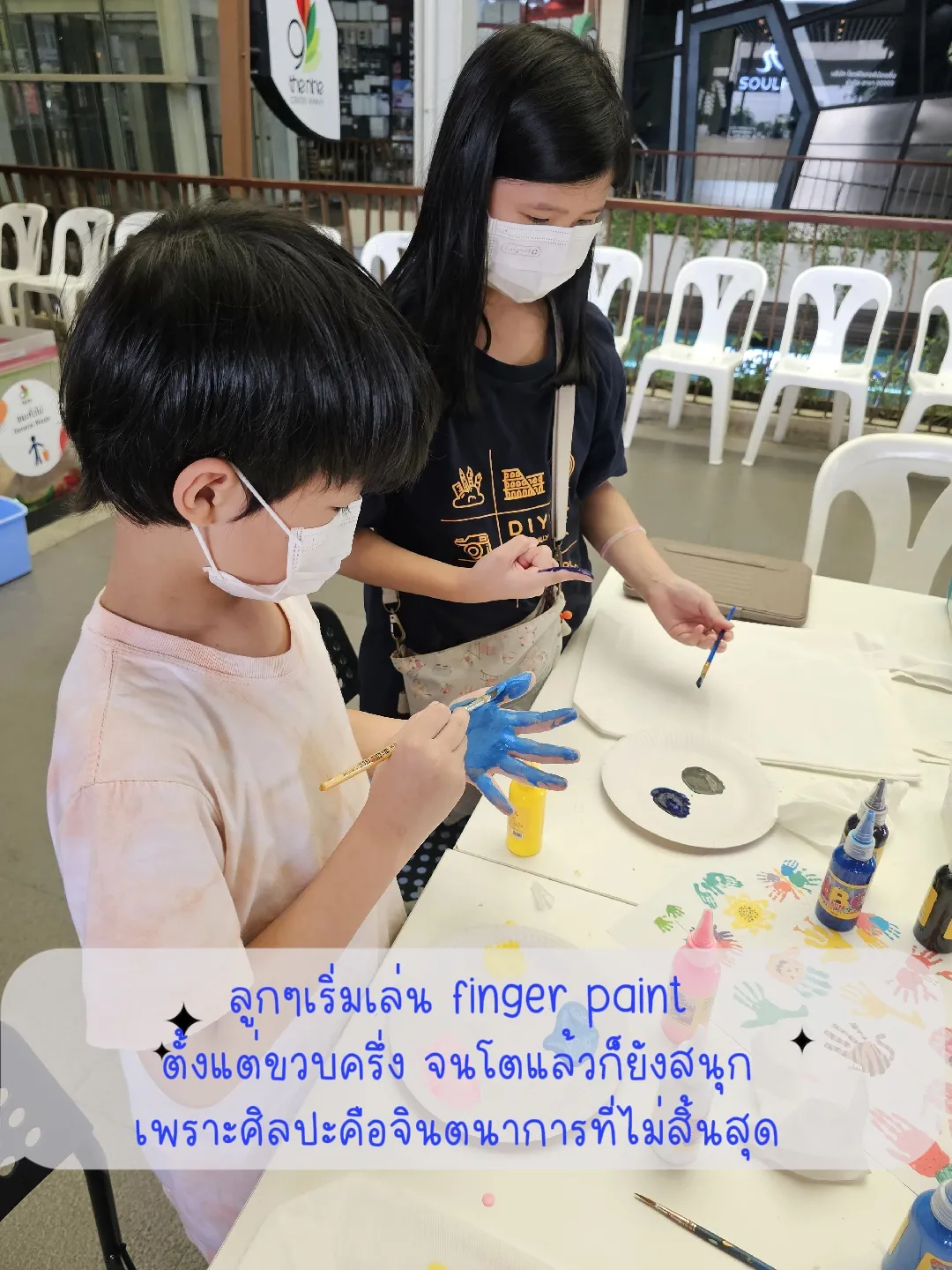 FingerPaint กิจกรรมศิลปะง่ายๆด้วยมือน้อยๆ | แกลเลอรีที่โพสต์โดย 2B['s ...