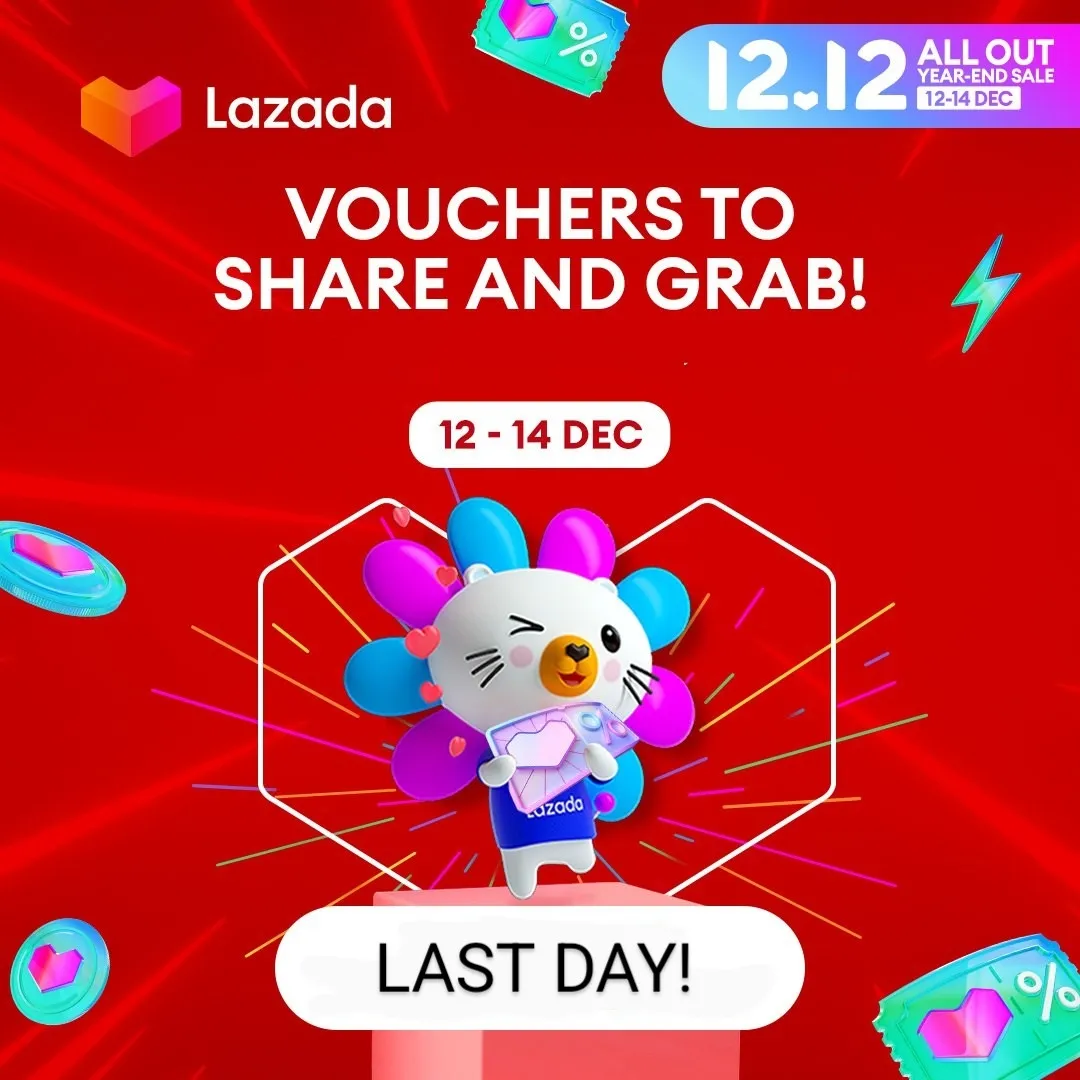 Lazada 12.12 voucher drop! 25% off, grab it now! | Gallery posted by flyingalive | Lemon8