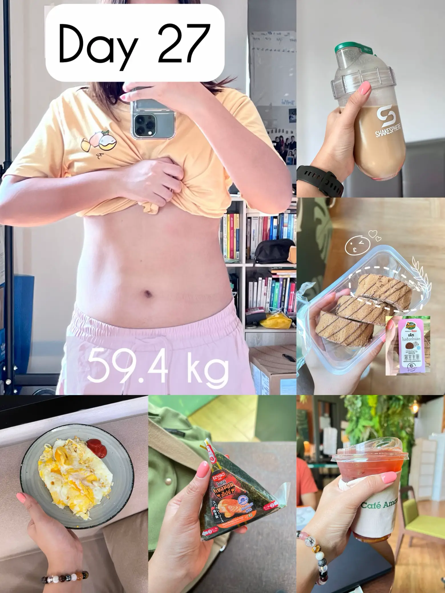 Day 27 ลดน้ำหนักแบบใด๋ กินฉ่ำ!!😂 | แกลเลอรีที่โพสต์โดย Ple_Phanni | Lemon8