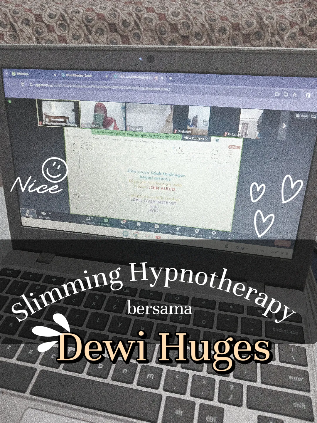 Slimming Hypnotherapy with Dewi Huges | Galeri diposting oleh Hayati ...