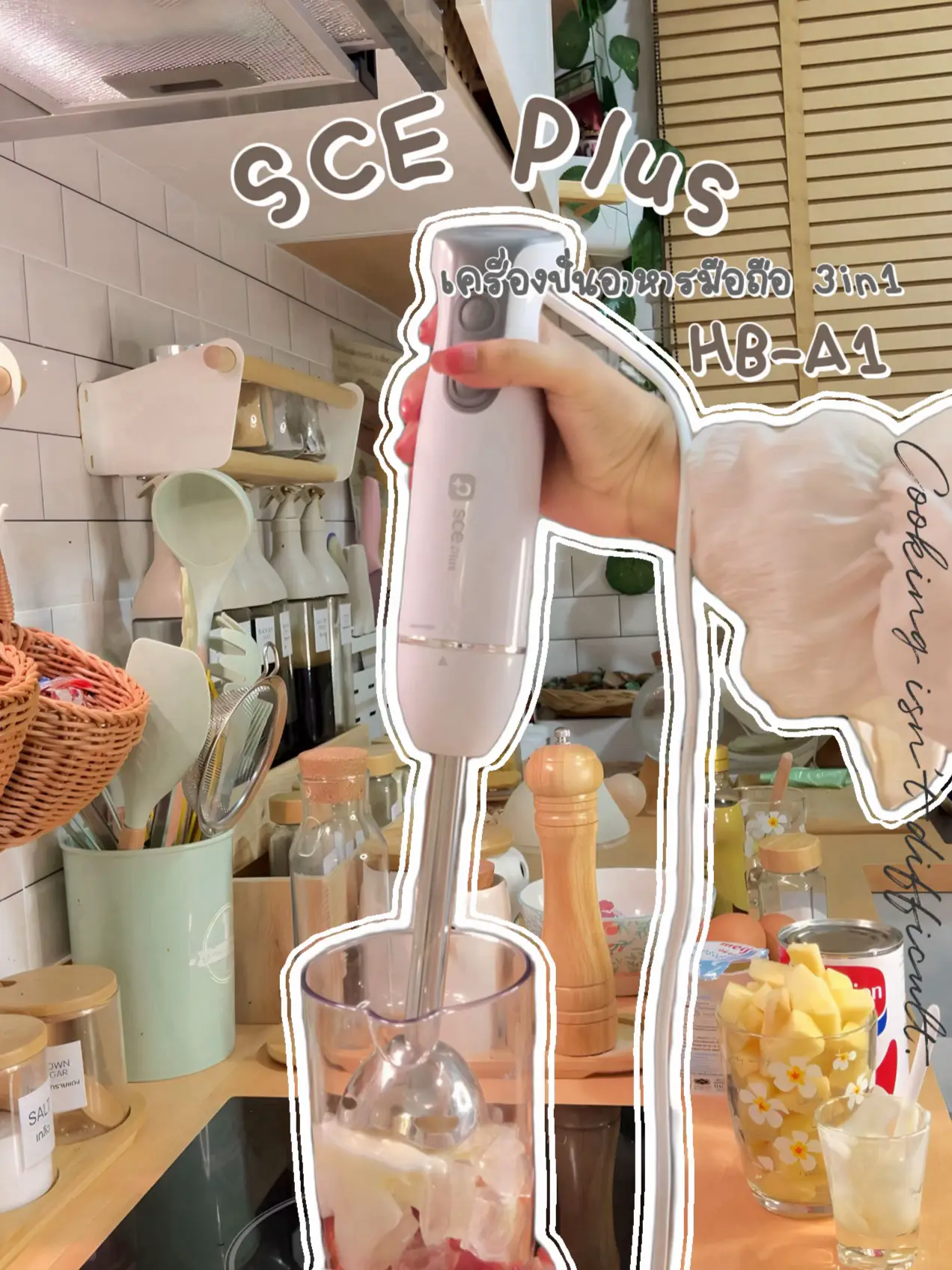 SCE Plus เครื่องปั่นผสมอาหารมือถือ 🍎🍒🍉 | วิดีโอที่เผยแพร่โดย Sajuard'Home | Lemon8