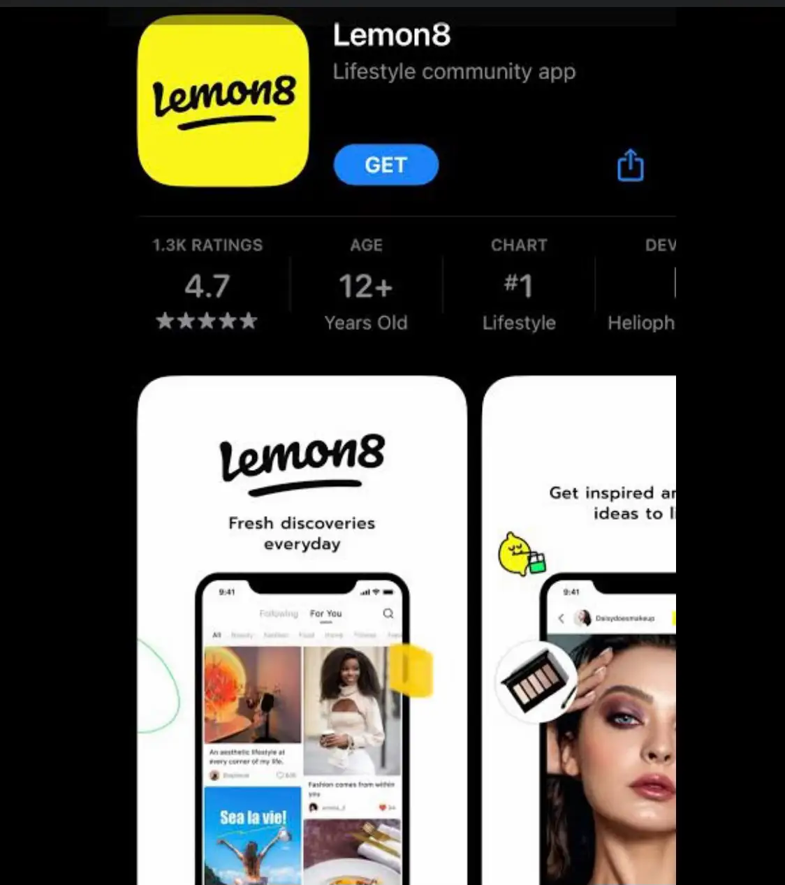 community-centered mobile app - การค้นหาใน Lemon8
