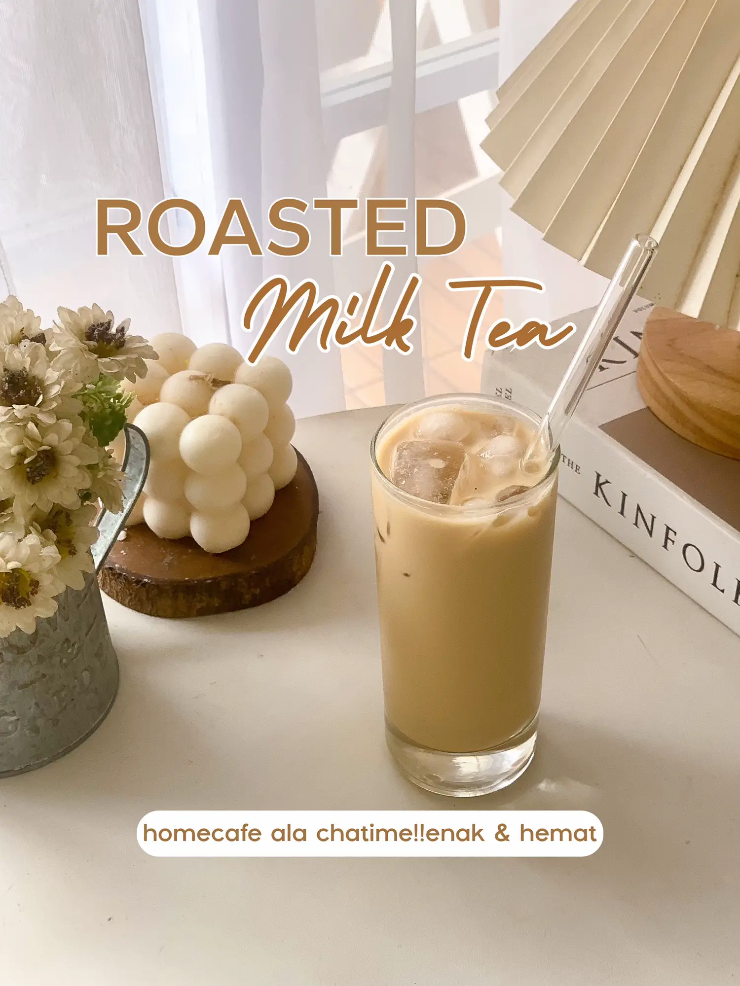 ROASTED MILK TEA ALA CHATIME!!BIKIN SENDIRI AJ 🙌😋 | Video ...
