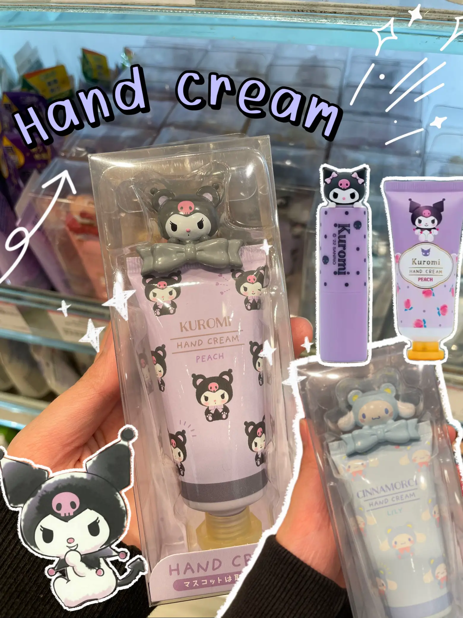 Kuromi Hand cream & Lip balm 💙 | Galeri disiarkan oleh ffairwayy | Lemon8