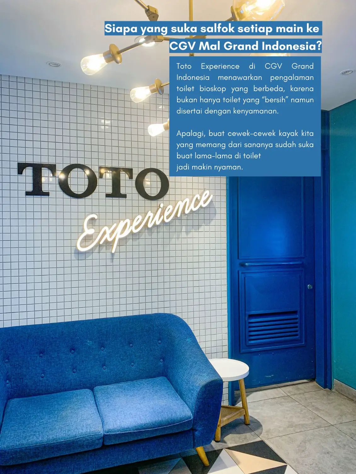 Betah Disini! Toilet CGV di Grand Indonesia | Galeri diposting oleh ayu ...