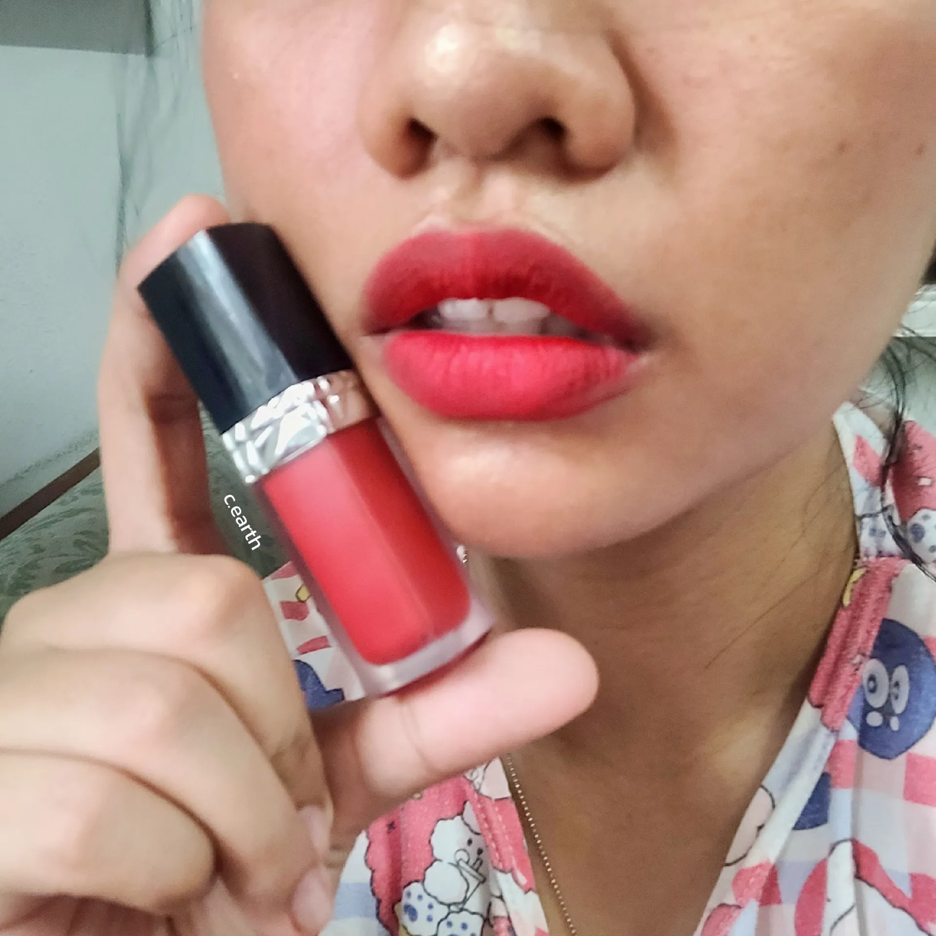 รีวิว💬 Rouge Dior Forever Liquid 999🍒 | แกลเลอรีที่โพสต์โดย C_Earth | Lemon8