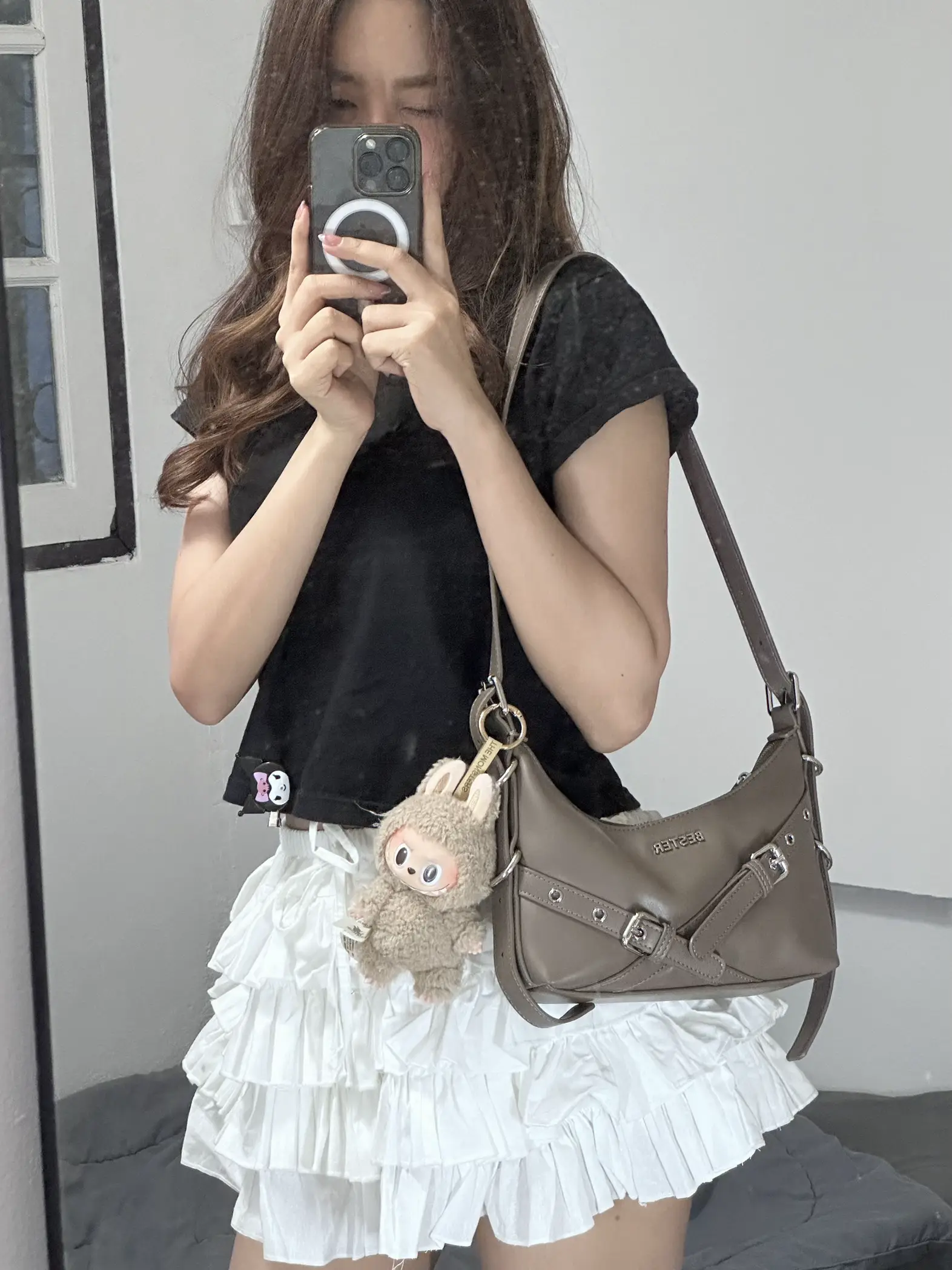 Elf_ootd 05 : แมทช์สีขาว ดำ ก็น่ารักได้🫶🏻 | แกลเลอรีที่โพสต์โดย Elf ...