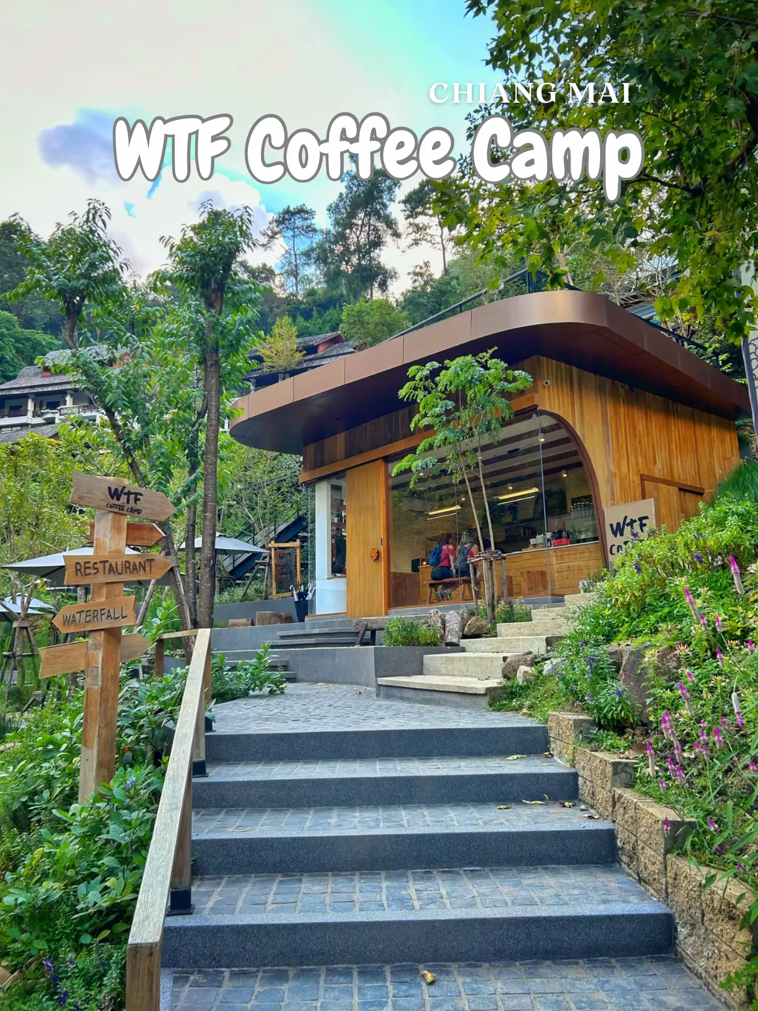 WTF Coffee Camp Waterside Cafe Mae Rim Chiang Mai | Gallery posted by Laya | Lemon8