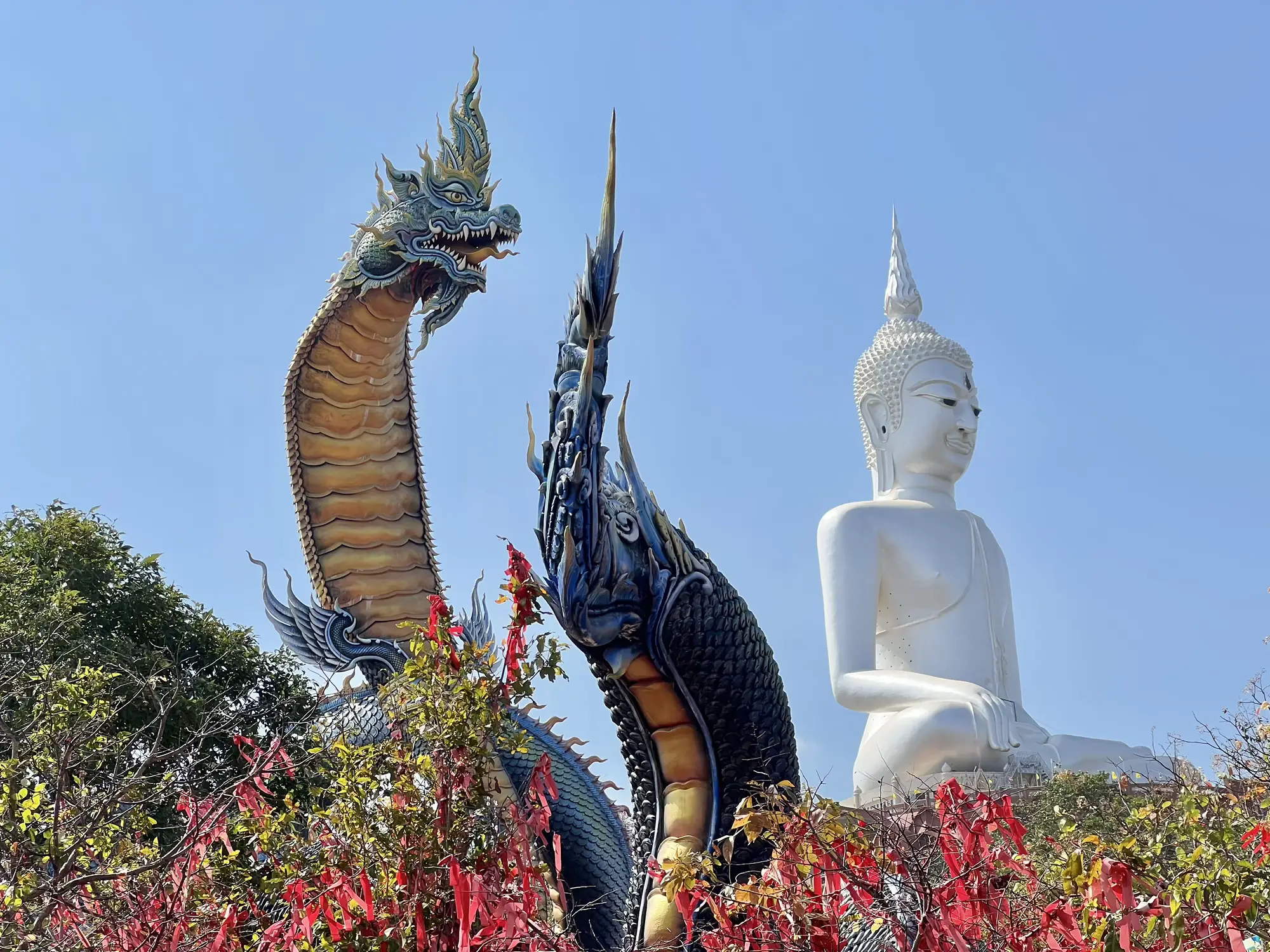 วัดรอยพระพุทธบาทภูมโนรมย์ มุกดาหาร | แกลเลอรีที่โพสต์โดย Paint_za | Lemon8