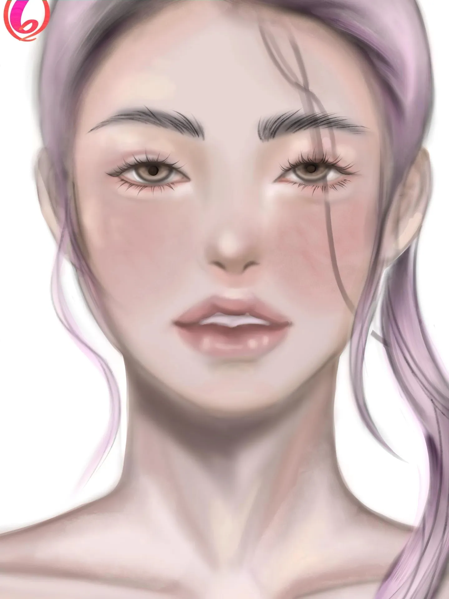 ใบหน้าของหญิงสาววาดยังไงให้ได้แบบนี้! | แกลเลอรีที่โพสต์โดย order | Lemon8