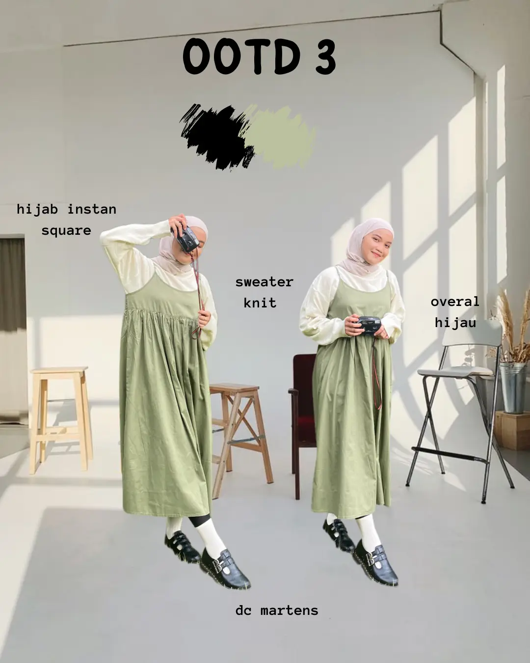 Cool Green Outfit | Galeri diposting oleh Ditha Ningrum | Lemon8