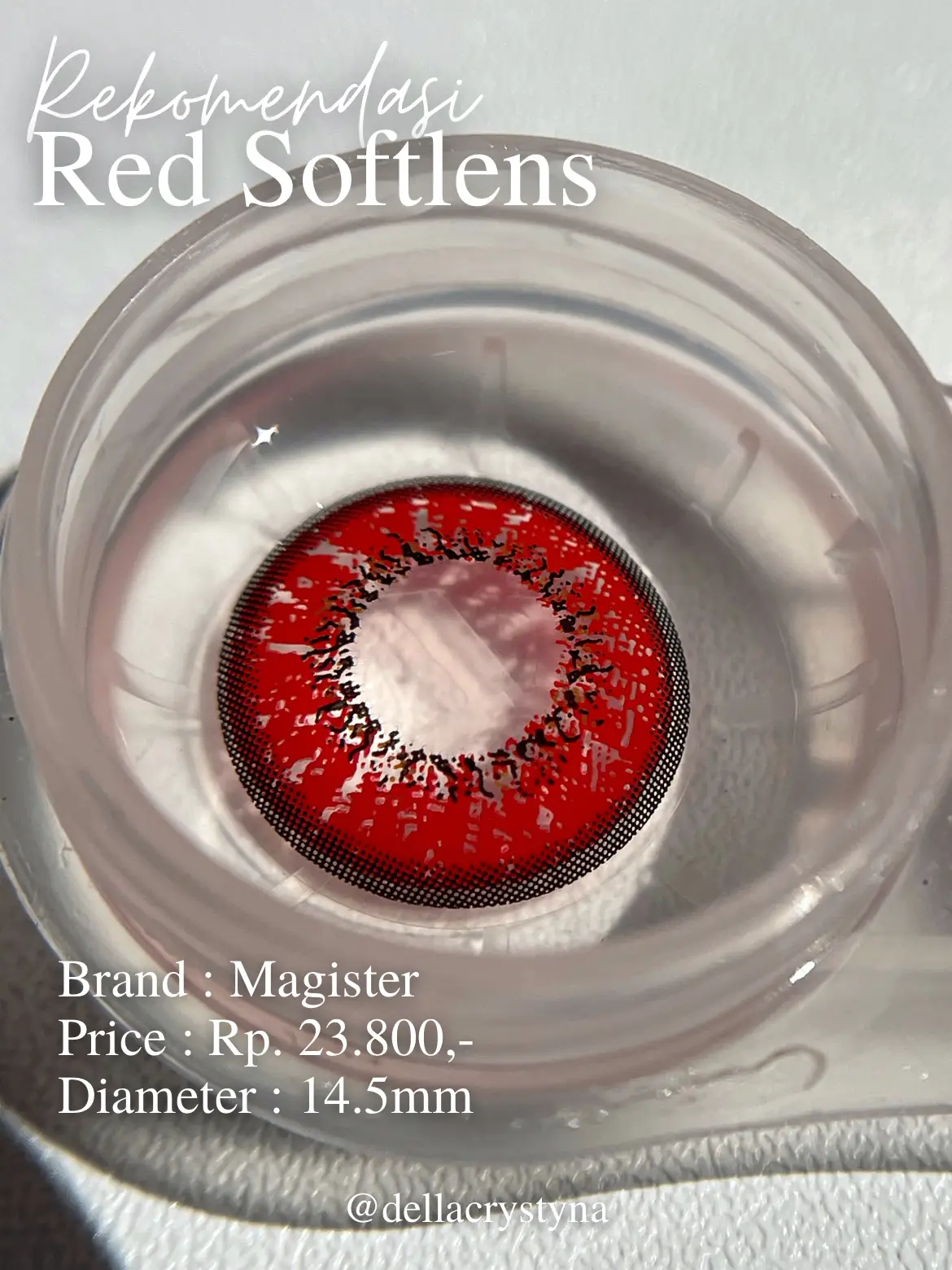 Rekomendasi SOFTLENS MURAH untuk COSPLAY | Galeri diposting oleh Della ...