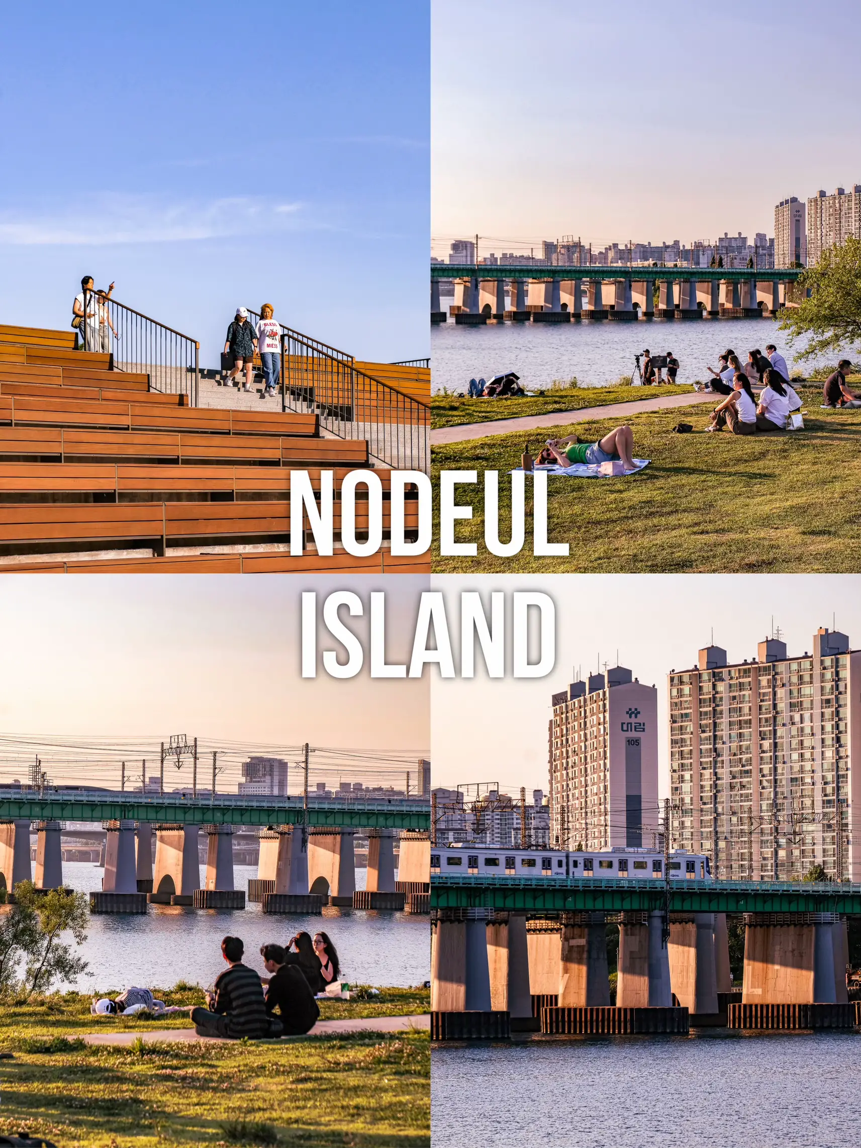 ชม Sunset สุดโรแมนติกกลางแม่น้ำฮัน ที่ Nodeul Island 🌅 | แกลเลอรีที่ ...