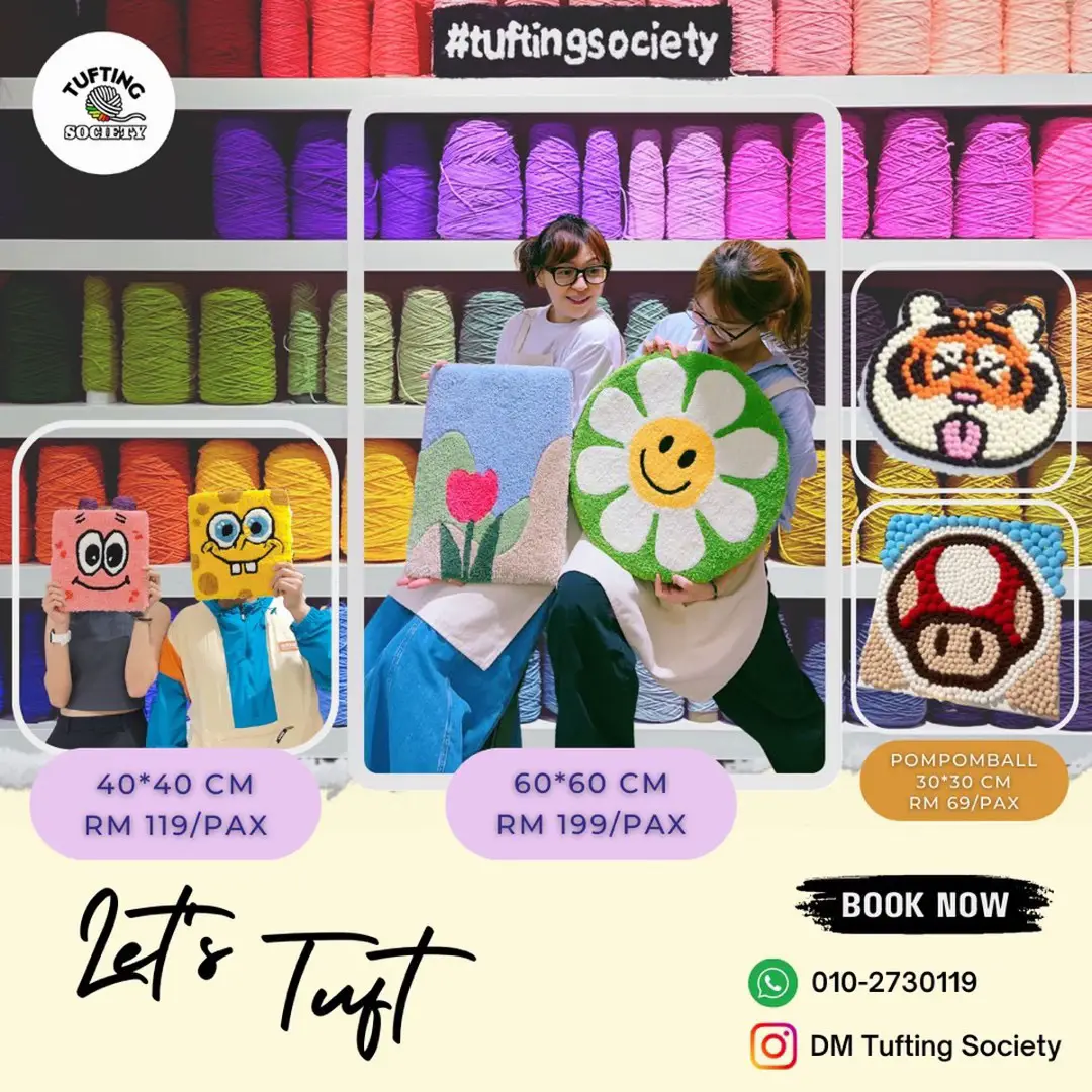 Tufting in KL, date ideas | Gallery posted by Mx | Lemon8