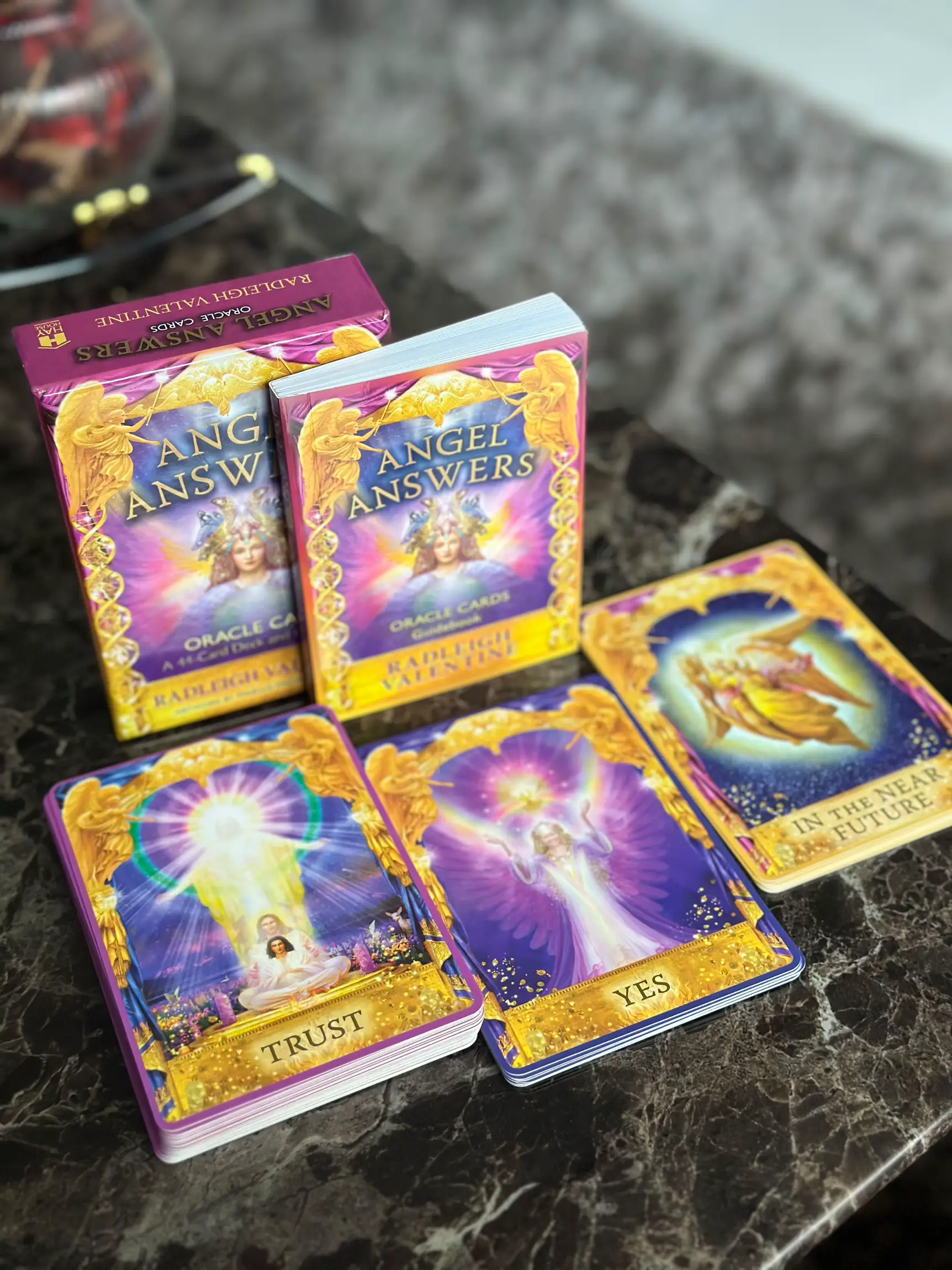 รีวิวไพ่ Angel answer ไพ่นางฟ้า🧚 | แกลเลอรีที่โพสต์โดย ꒱˚Yeyee ༘♡ | Lemon8