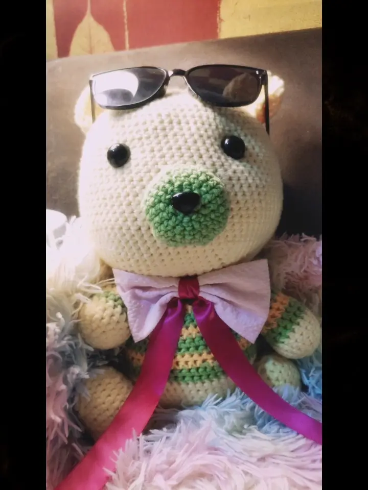 ถักหมีตัวใหญ่ | วิดีโอที่เผยแพร่โดย KITIYA | Lemon8