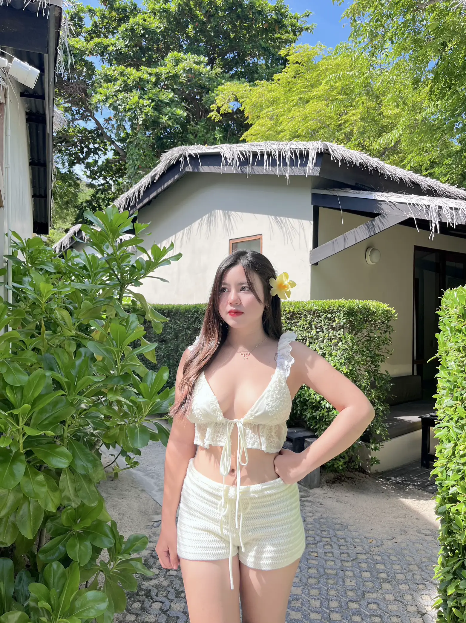 OOTD แต่งตัวไปทะเล🏝️🐠🌤️ | แกลเลอรีที่โพสต์โดย Bambam | Lemon8