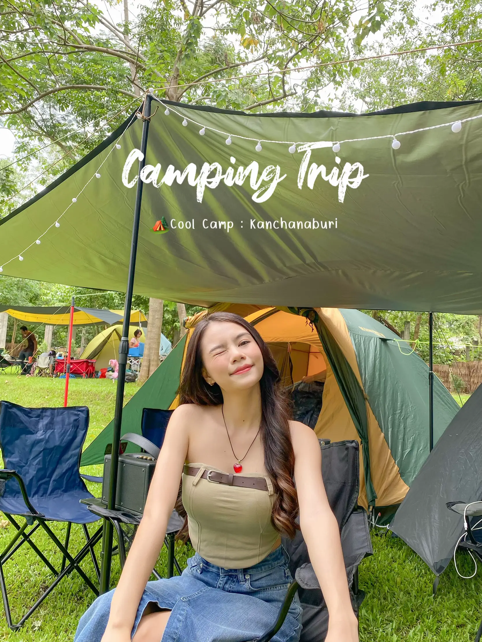 🏕️Camping in Kanchanaburi | แกลเลอรีที่โพสต์โดย kookkaiiii_ | Lemon8