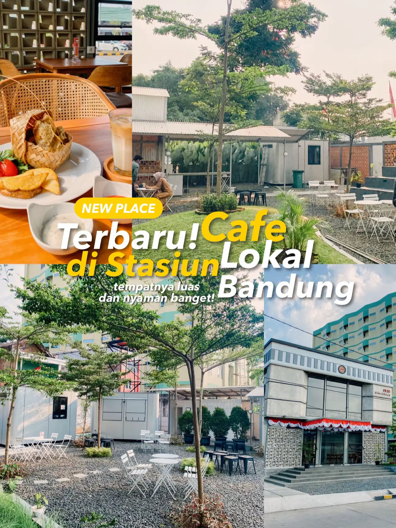 [NEW] Ada Cafe di Dalam Stasiun Lokal Bandung! 🚂 | Gallery posted by ...