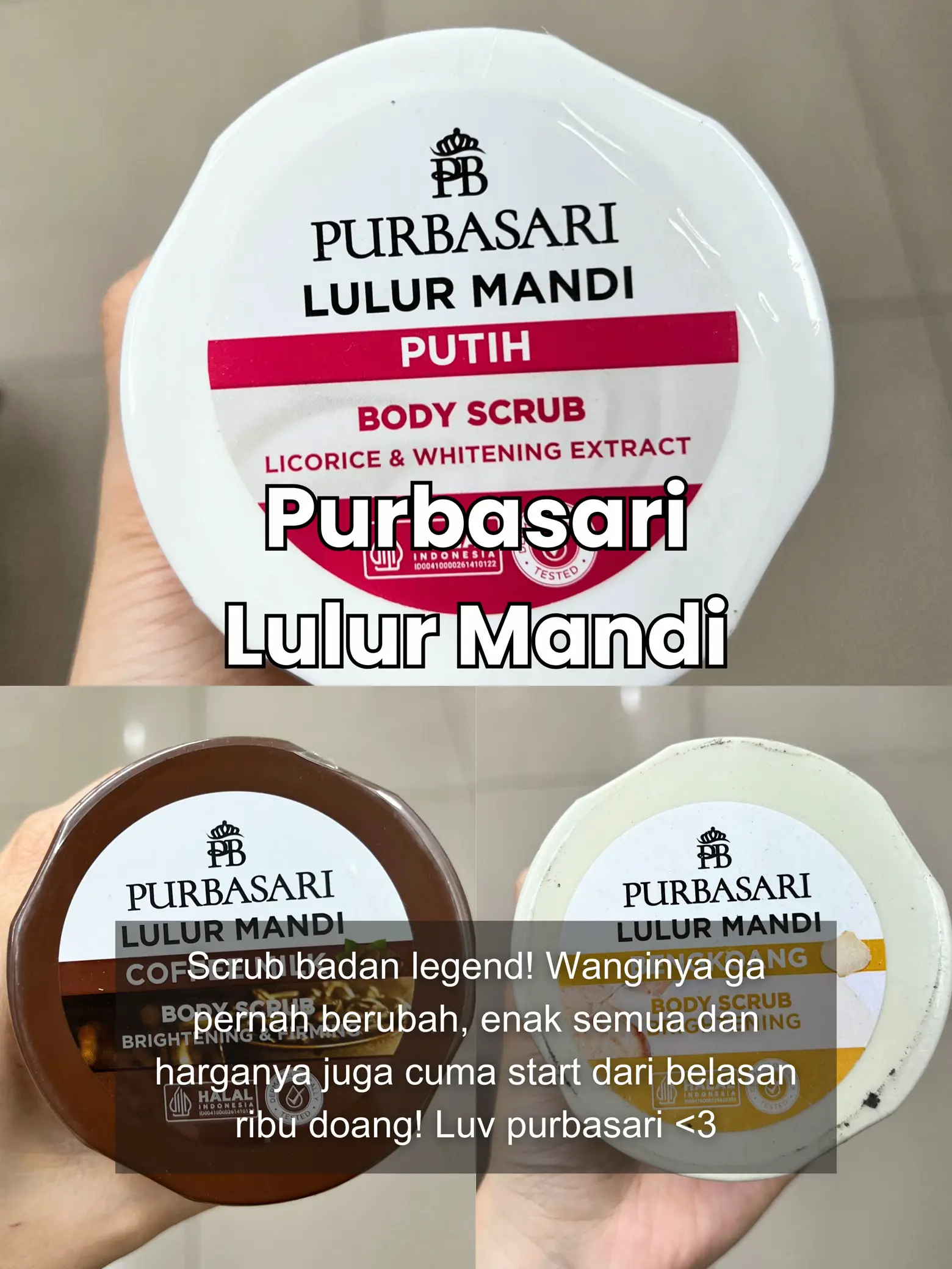 SPILL SEMUA BODY SCRUB MURAH YG BISA BIKIN CERAH😍‼️ | Galeri diposting ...