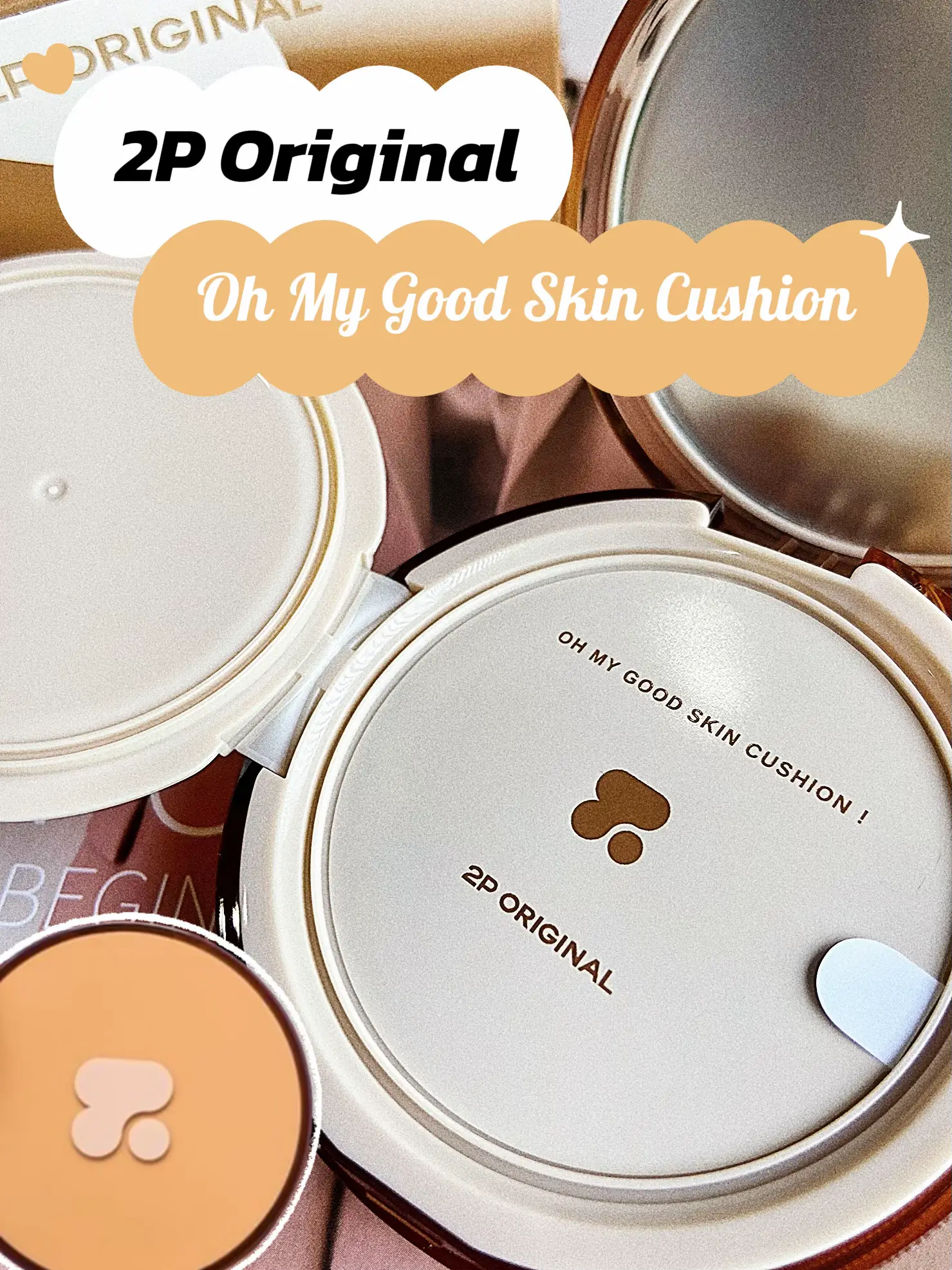 2P Original | Oh My Good Skin Cushion 🤎 | แกลเลอรีที่โพสต์โดย #CH | Lemon8