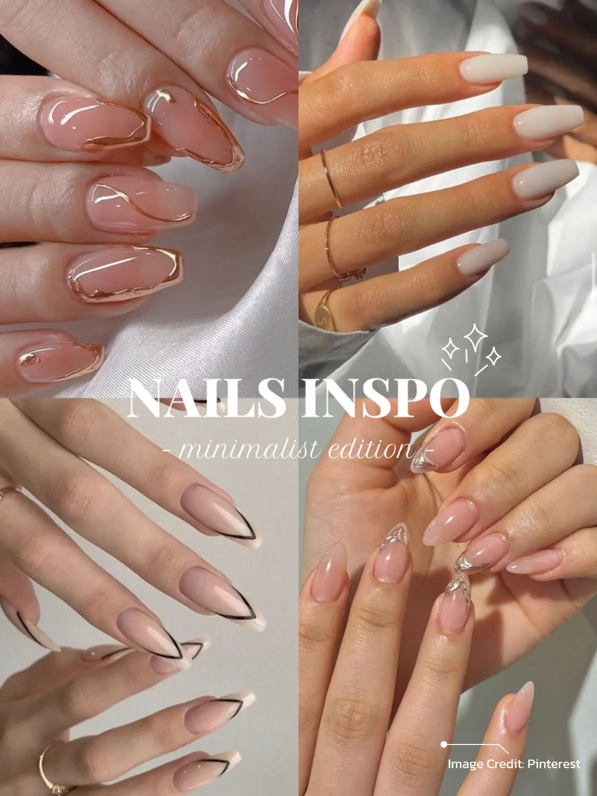 NAILS INSPO - MINIMALIST LOOK | แกลเลอรีที่โพสต์โดย Nailz Haus | Lemon8