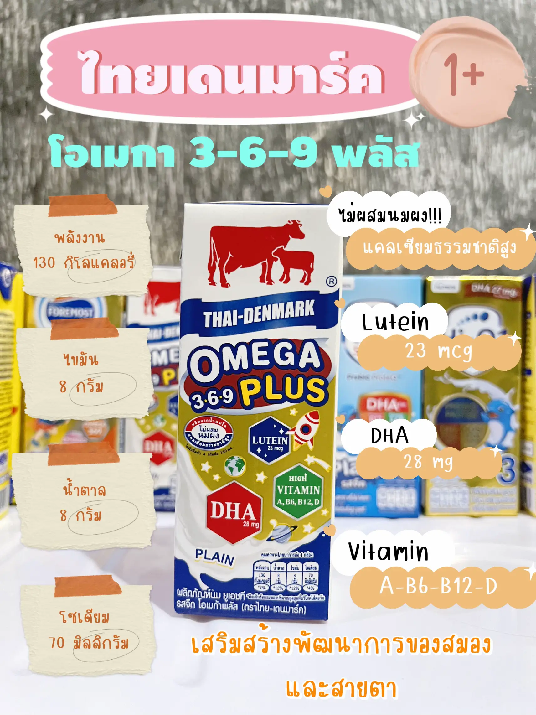 นม UHT น้องๆ 1 ขวบ+ 🥰😍 | แกลเลอรีที่โพสต์โดย Mommy Happy | Lemon8