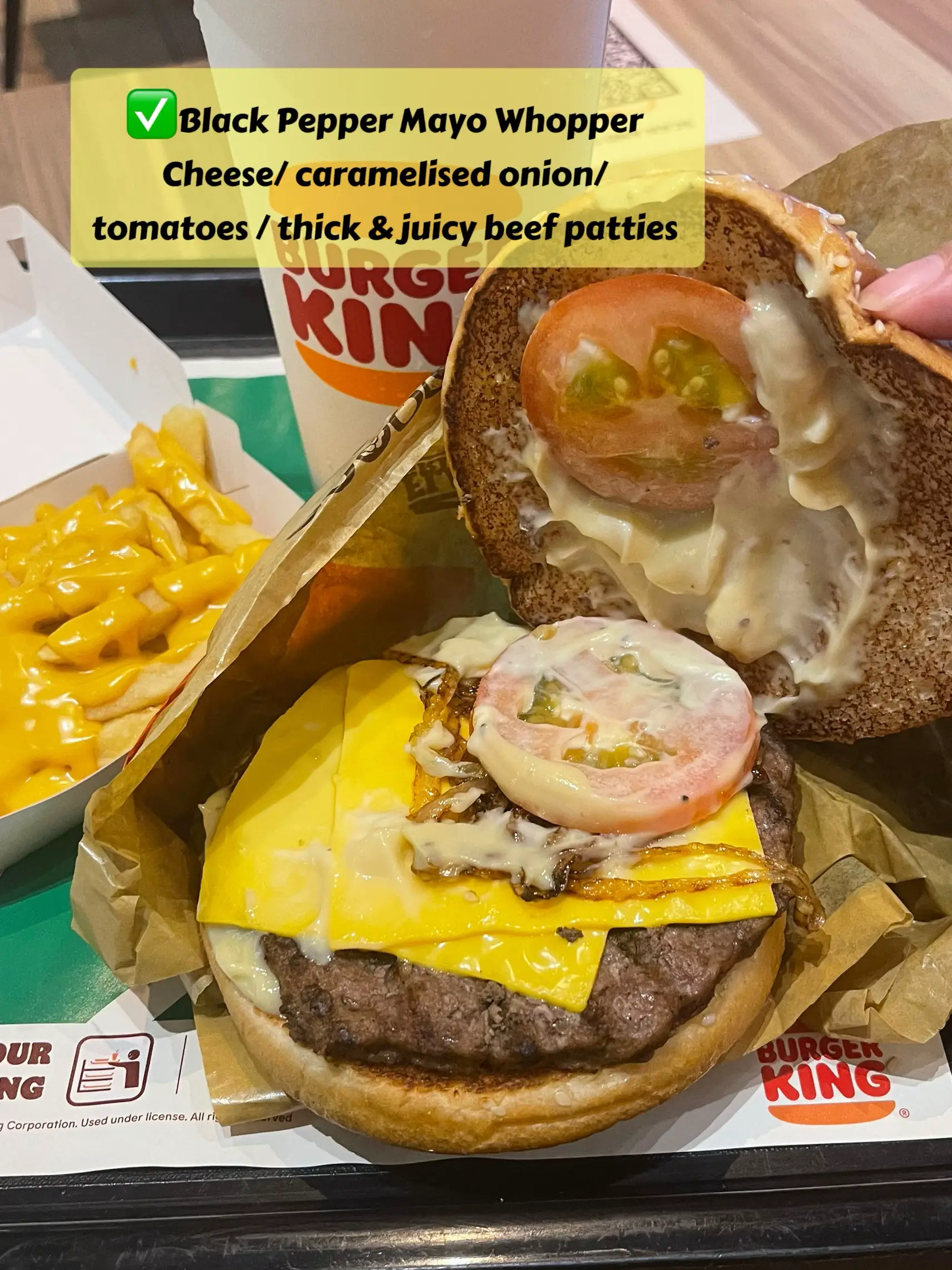 Burger King Black Pepper Mayo Series ‼️MUST TRY😍 | แกลเลอรีที่โพสต์โดย ...