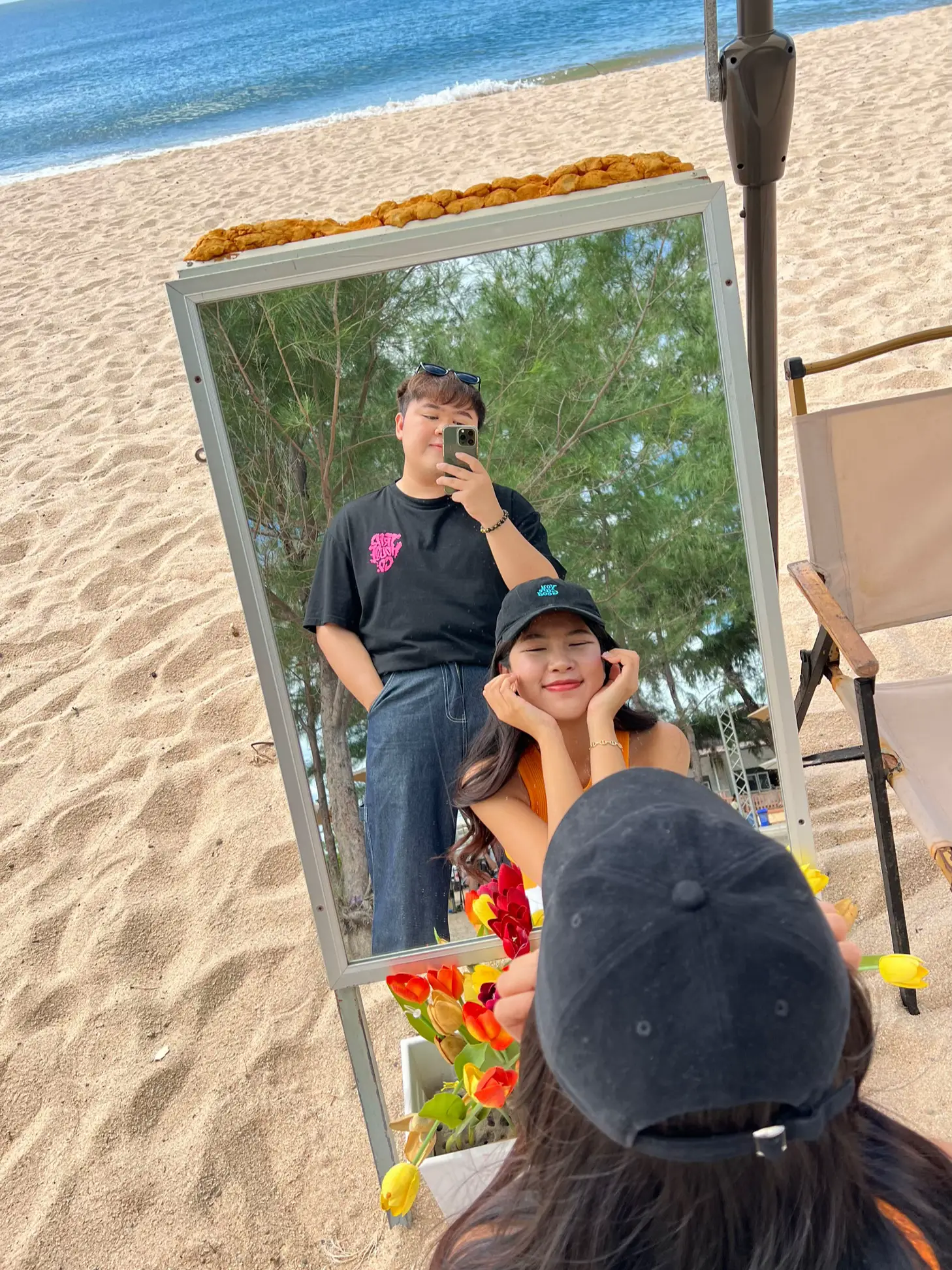 พิกัดถ่ายรูป ริมทะเล ระยอง น่ารักไม่ไหว 🥰🤏🏻 | แกลเลอรีที่โพสต์โดย kwvyn | Lemon8