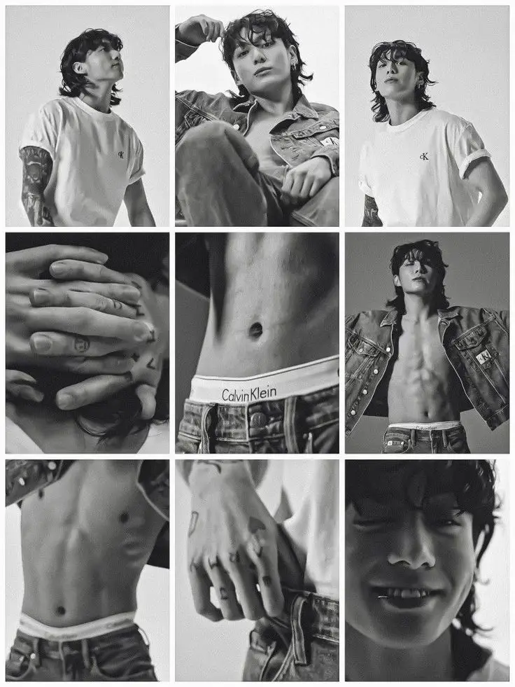 Jungkook BTS takes on Calvin Klein Je's Global Ambassador podium | Gallery posted by 크림 | Lemon8