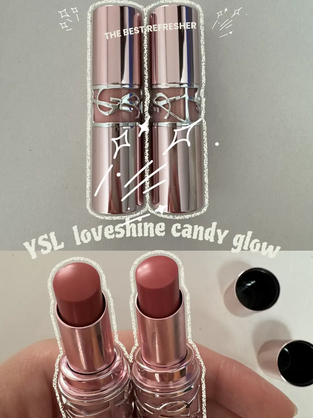 ลิปสติกตัวใหม่จาก YSL candy glow💗 | แกลเลอรีที่โพสต์โดย g | Lemon8