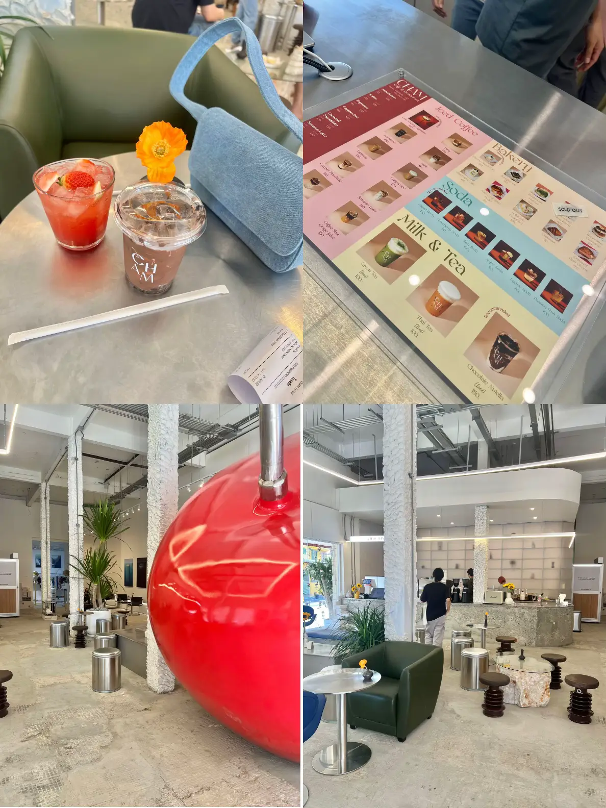 🍒CHAMTHING🍒 คาเฟ่เชอร์รี่ยักษ์ | แกลเลอรีที่โพสต์โดย Thiti_mj🍞🍞🍞 | Lemon8