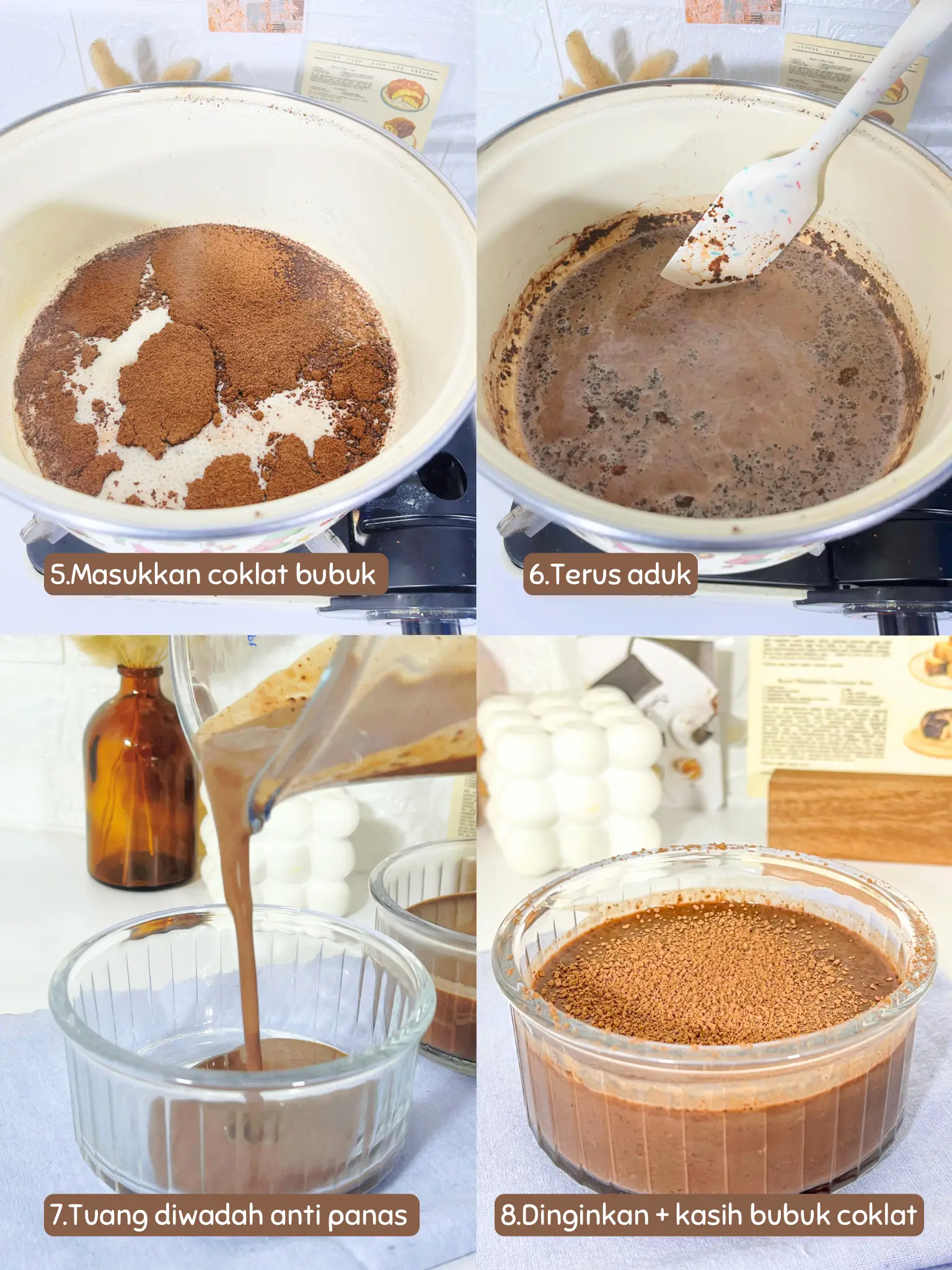 PUDDING NYOKLAT CUMAN 3 BAHAN! | Galeri diposting oleh Rayna Lois | Lemon8