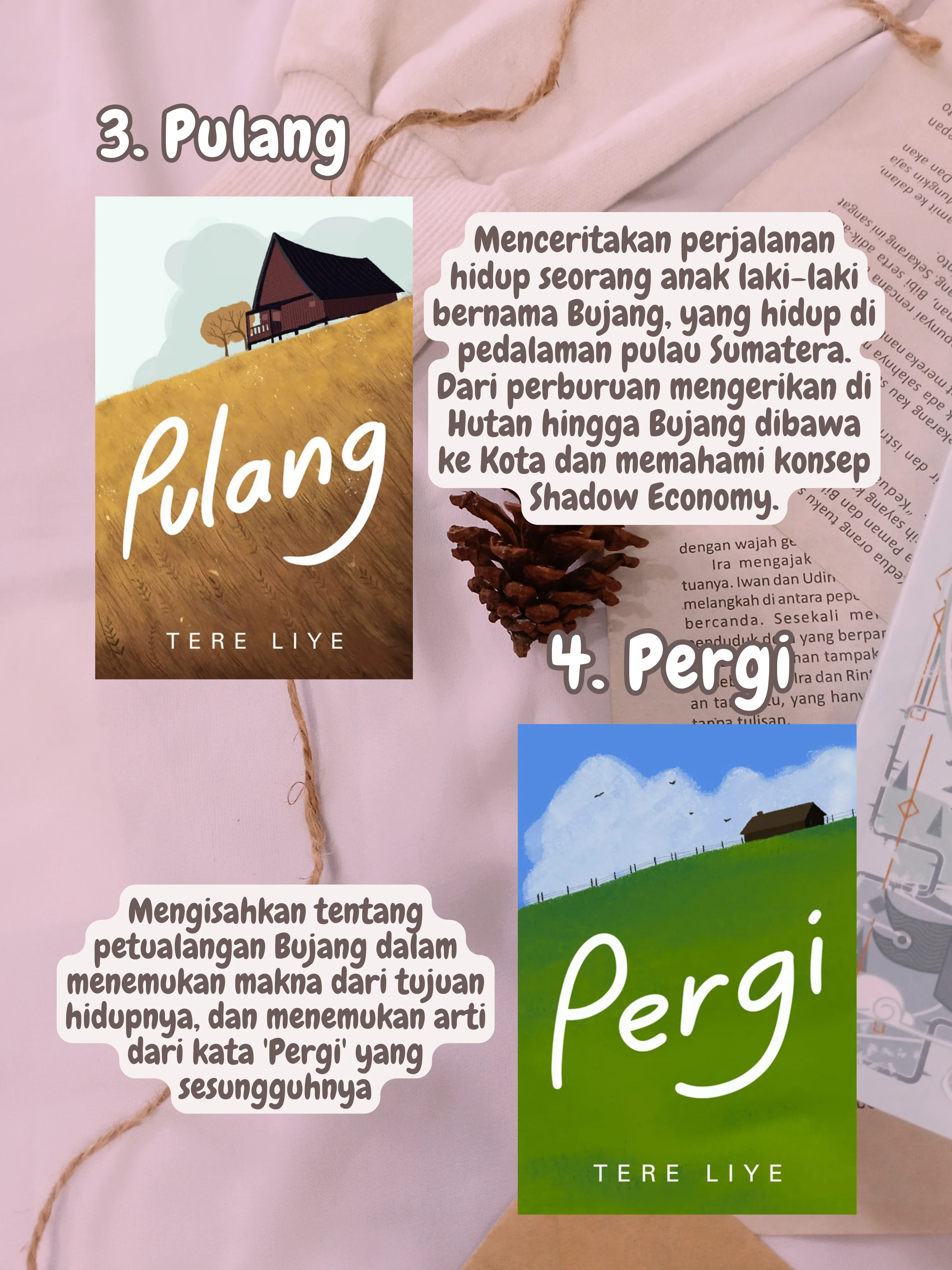 Serial Aksi Tere Liye, udah tau urutannya belum?😍 | Galeri diposting oleh refinbl | Lemon8