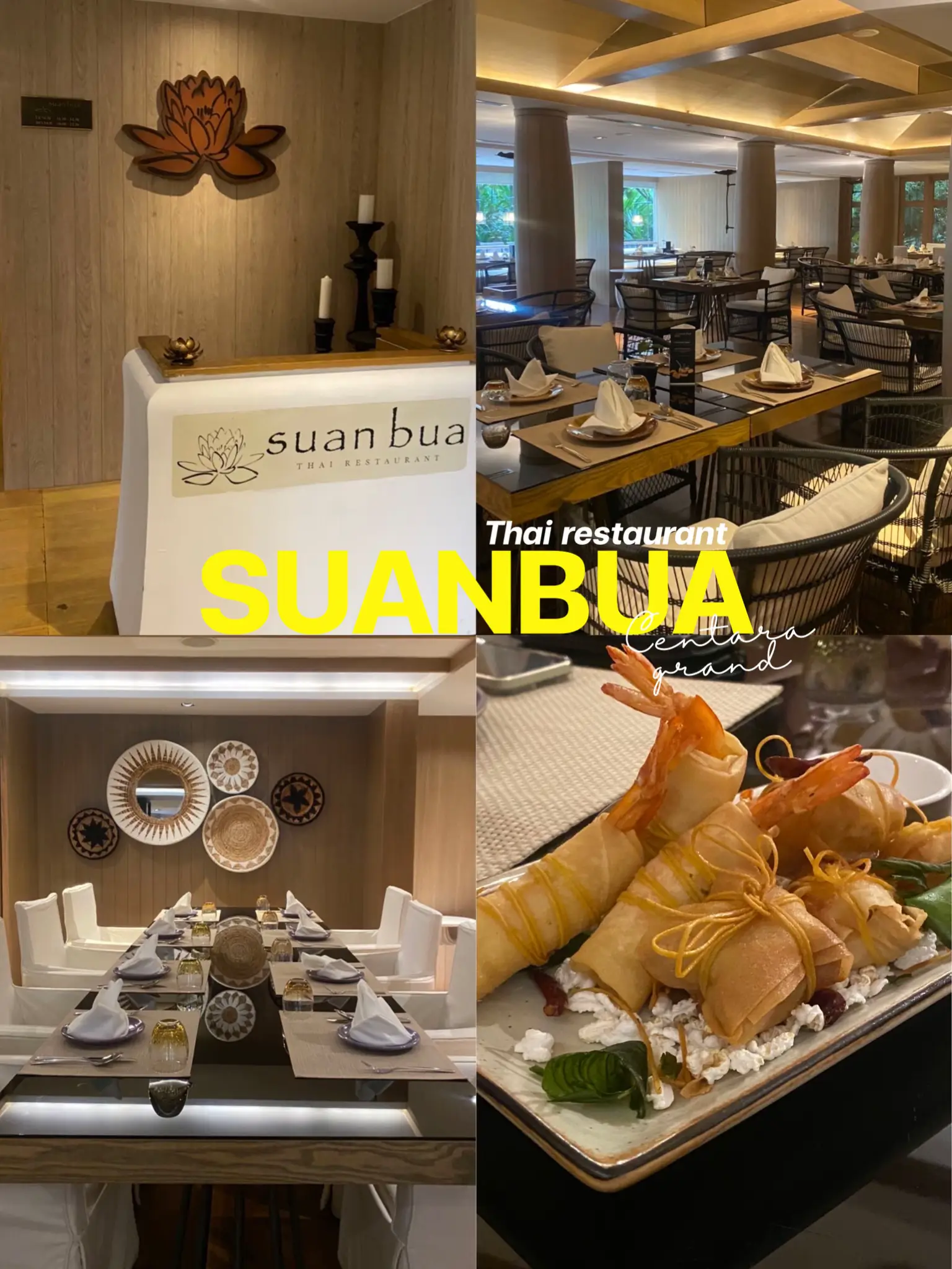 SUAN BUA Centara Grand | อาหารไทยแบบบุฟเฟต์ 🍽️ | แกลเลอรีที่โพสต์โดย mynameisjooby | Lemon8